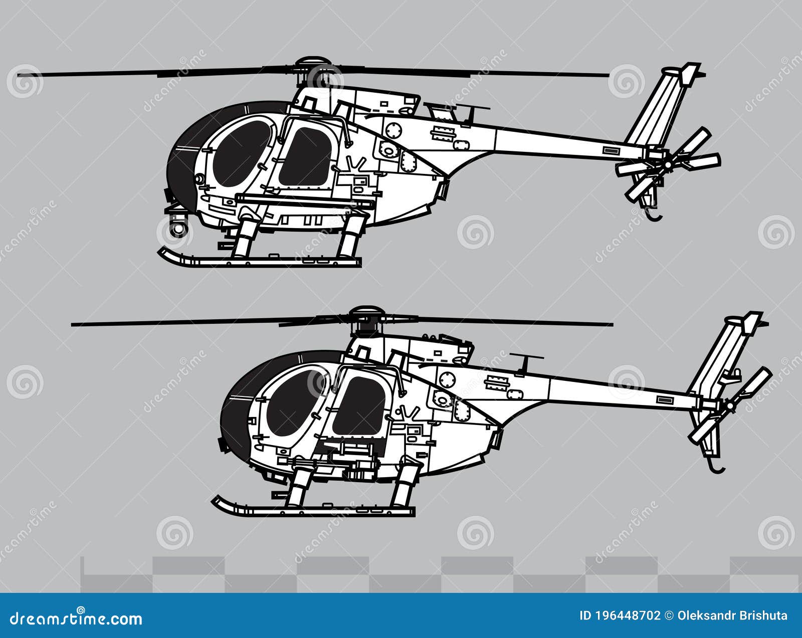 Observation Helicopter Stock Illustrations – 124 Observation Helicopter ...