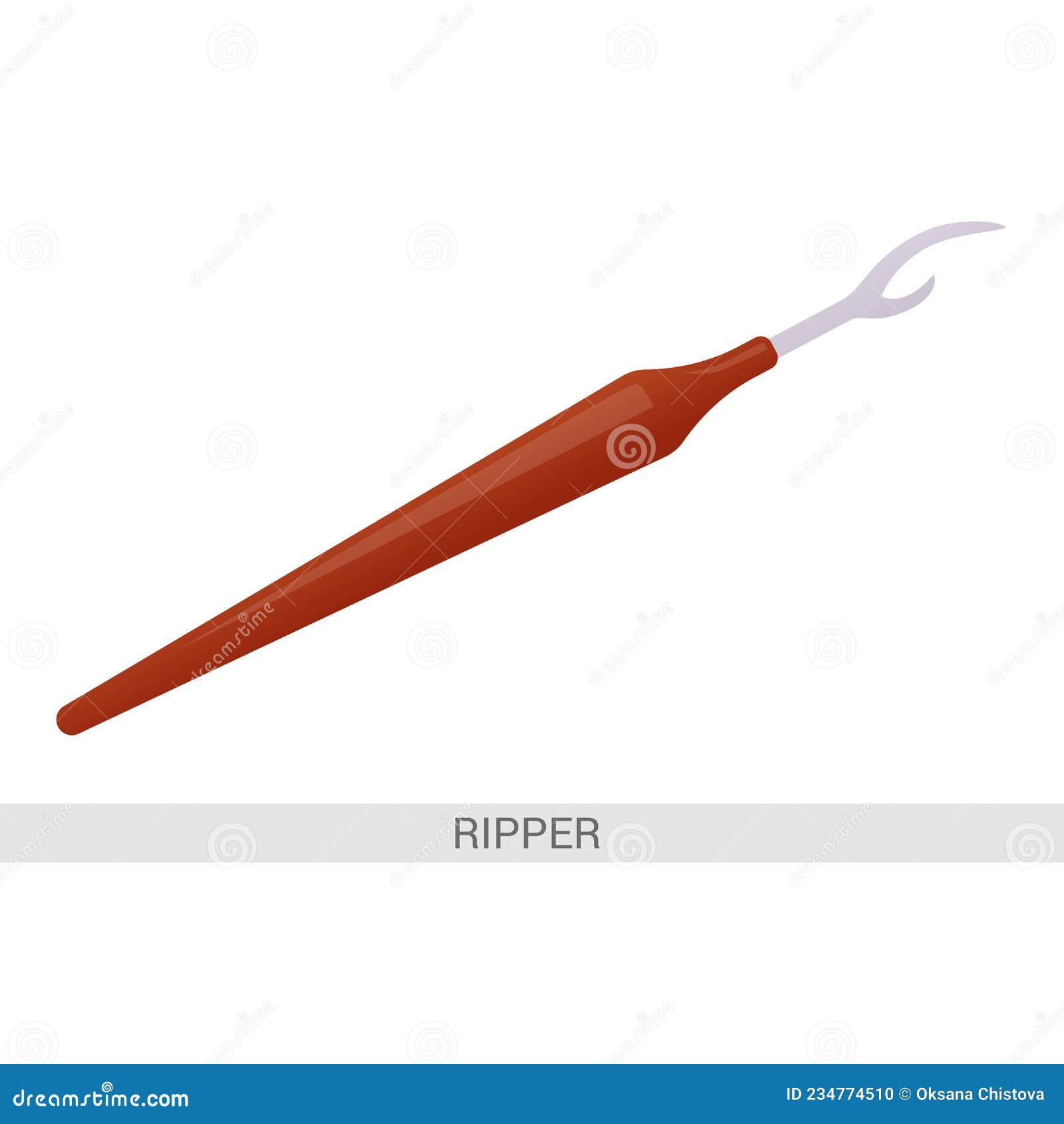 Vector Drawing. Thread Ripper on a White Background. Doodle Stock ...