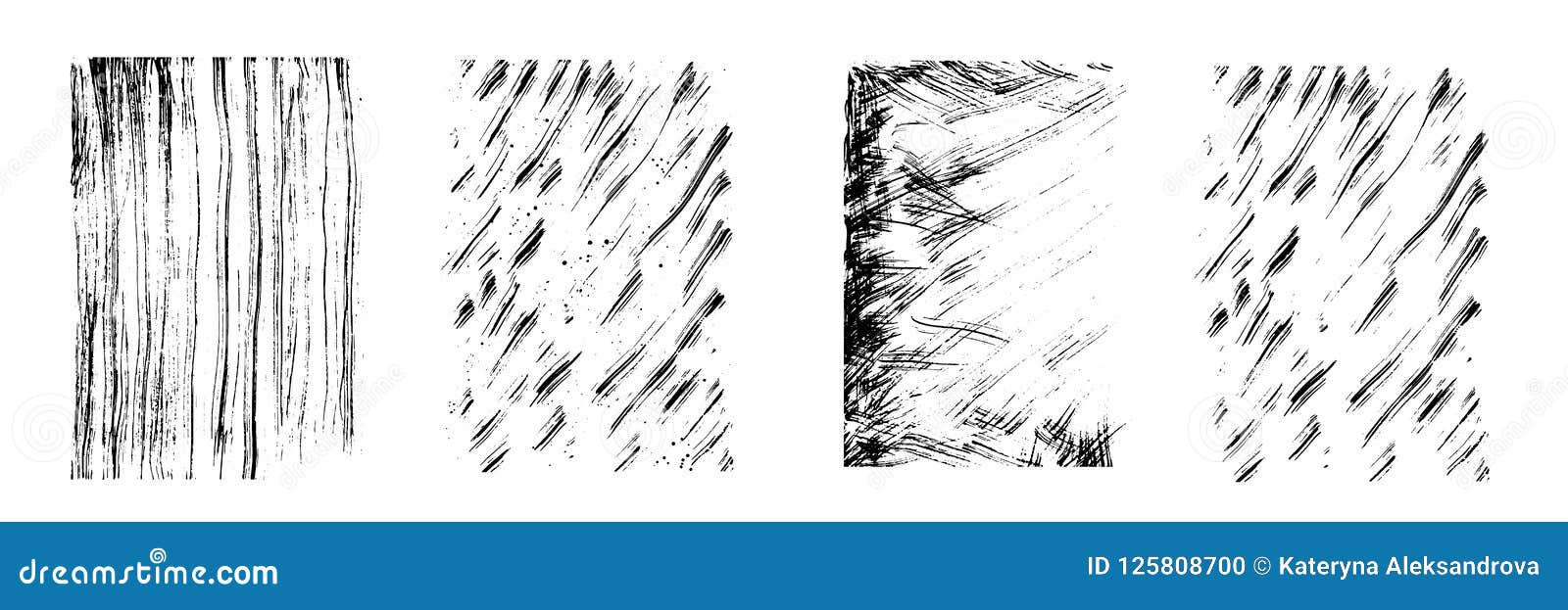 Vector Drips of Black Ink. Vertical and Diagonal Lines, Drops and ...