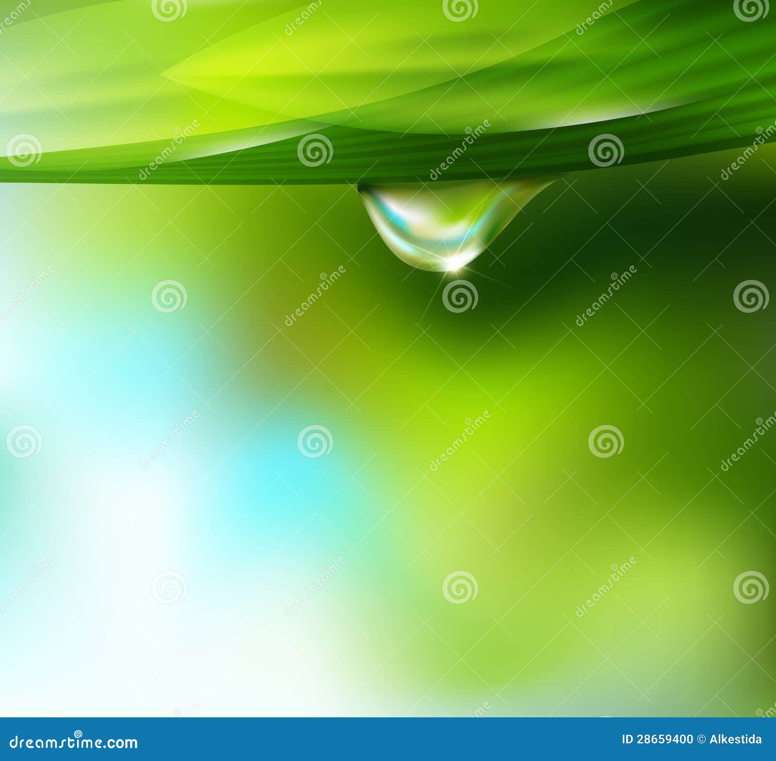Vector Drop of Dew on a Background Stock Vector - Illustration of ...