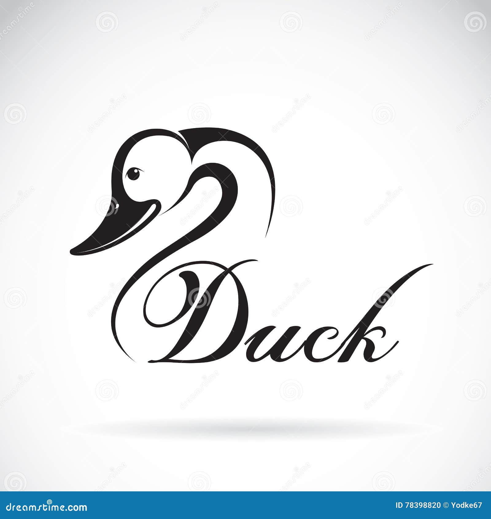 Vector Of A Duck Design. | CartoonDealer.com #78398820