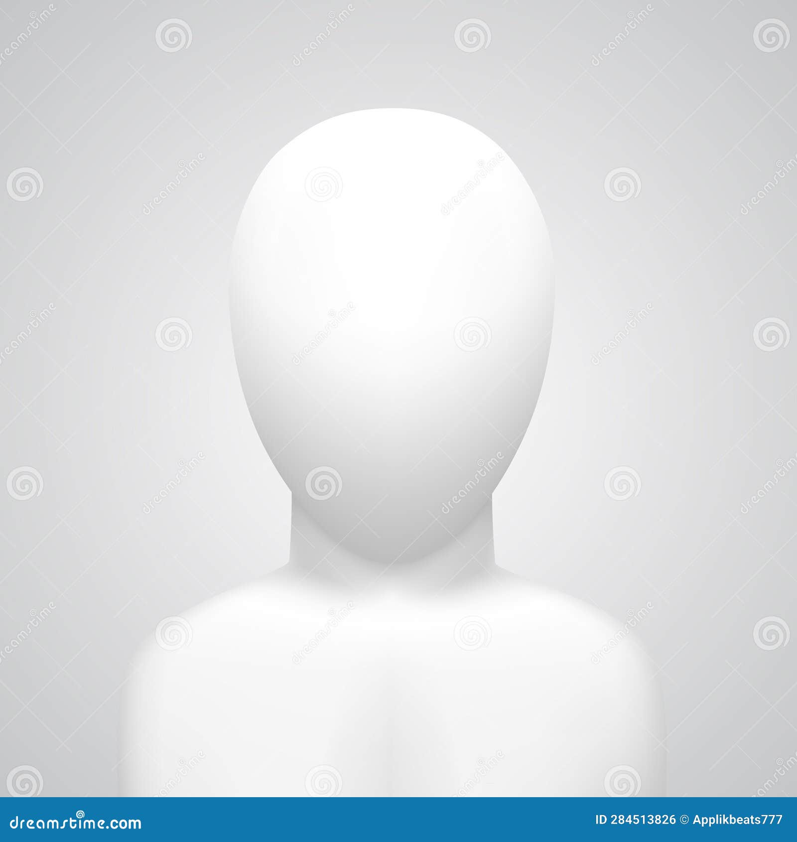 Vector Dummy on White Background Stock Vector - Illustration of form ...