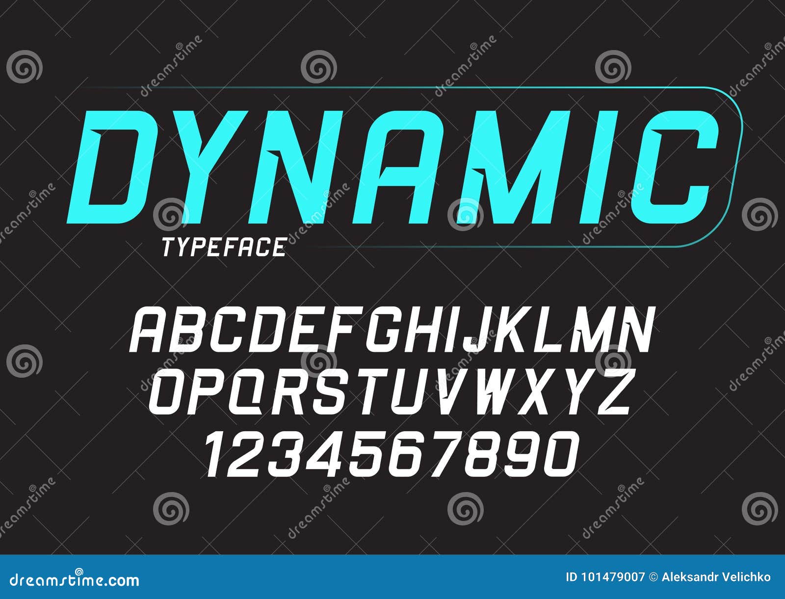 Vector Dynamic Bold Italic Font Design, Alphabet, Typeface, Typo Stock ...