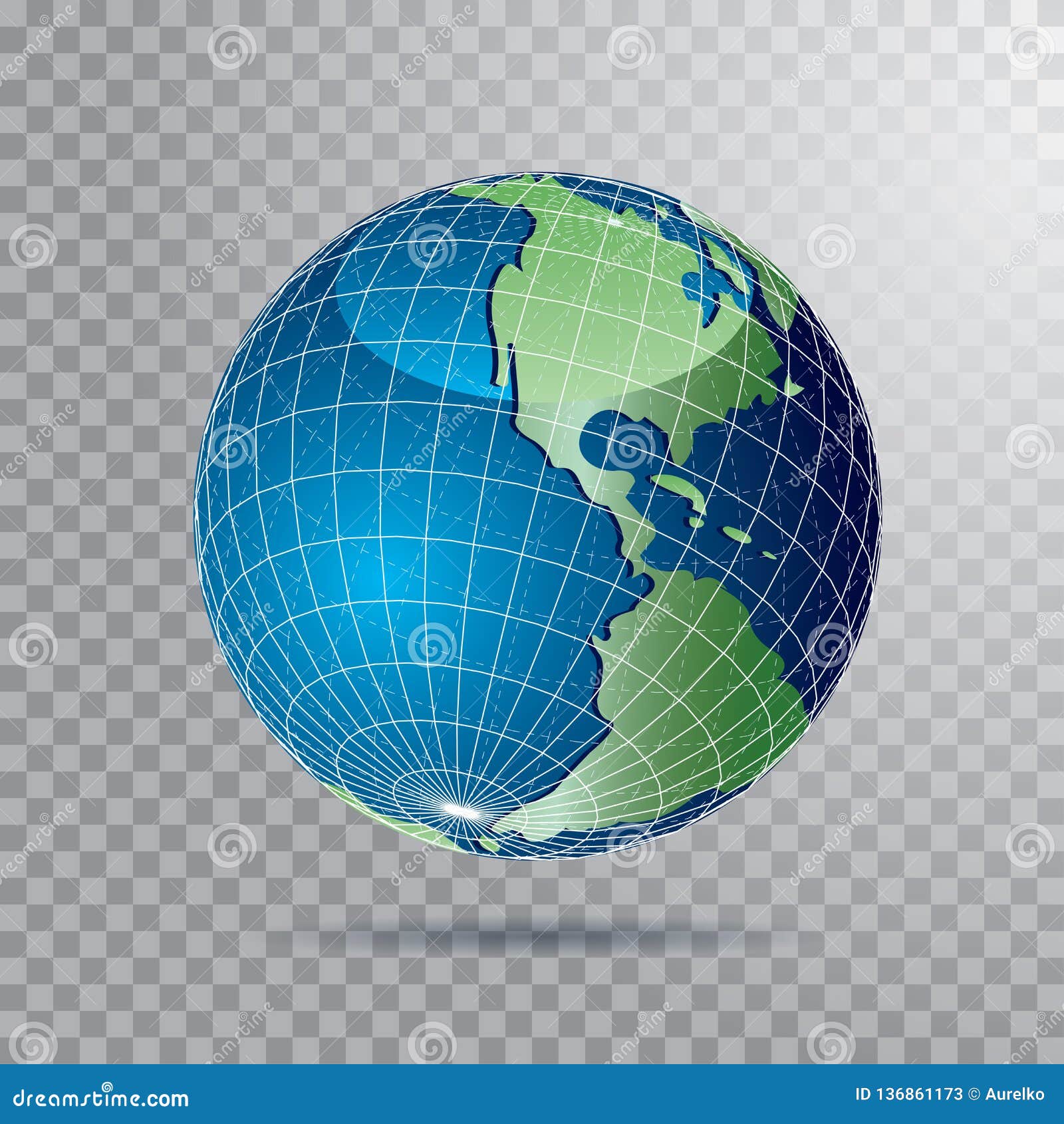 Globe am trans stock vector. Illustration of green, geometric - 136861173