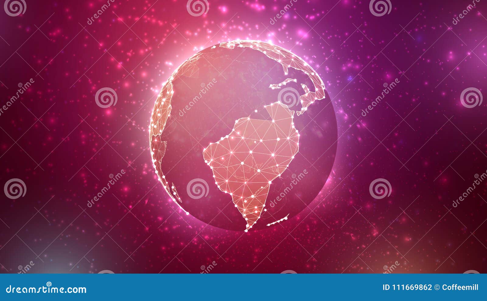 Vector Earth Planet on Abstract Background Stock Vector - Illustration ...