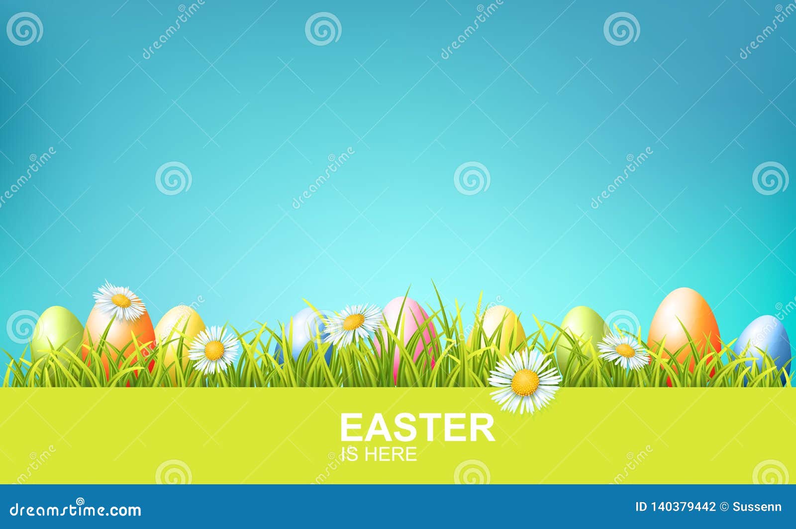 Vector Easter Background stock vector. Illustration of decoration ...