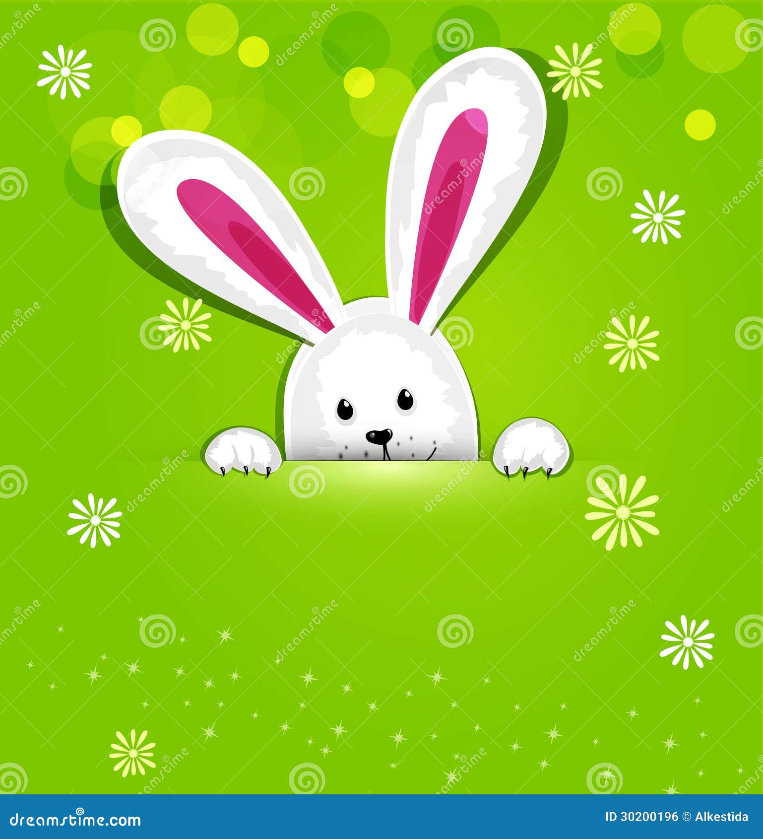 Vector Easter bunny stock vector. Illustration of mascot - 30200196