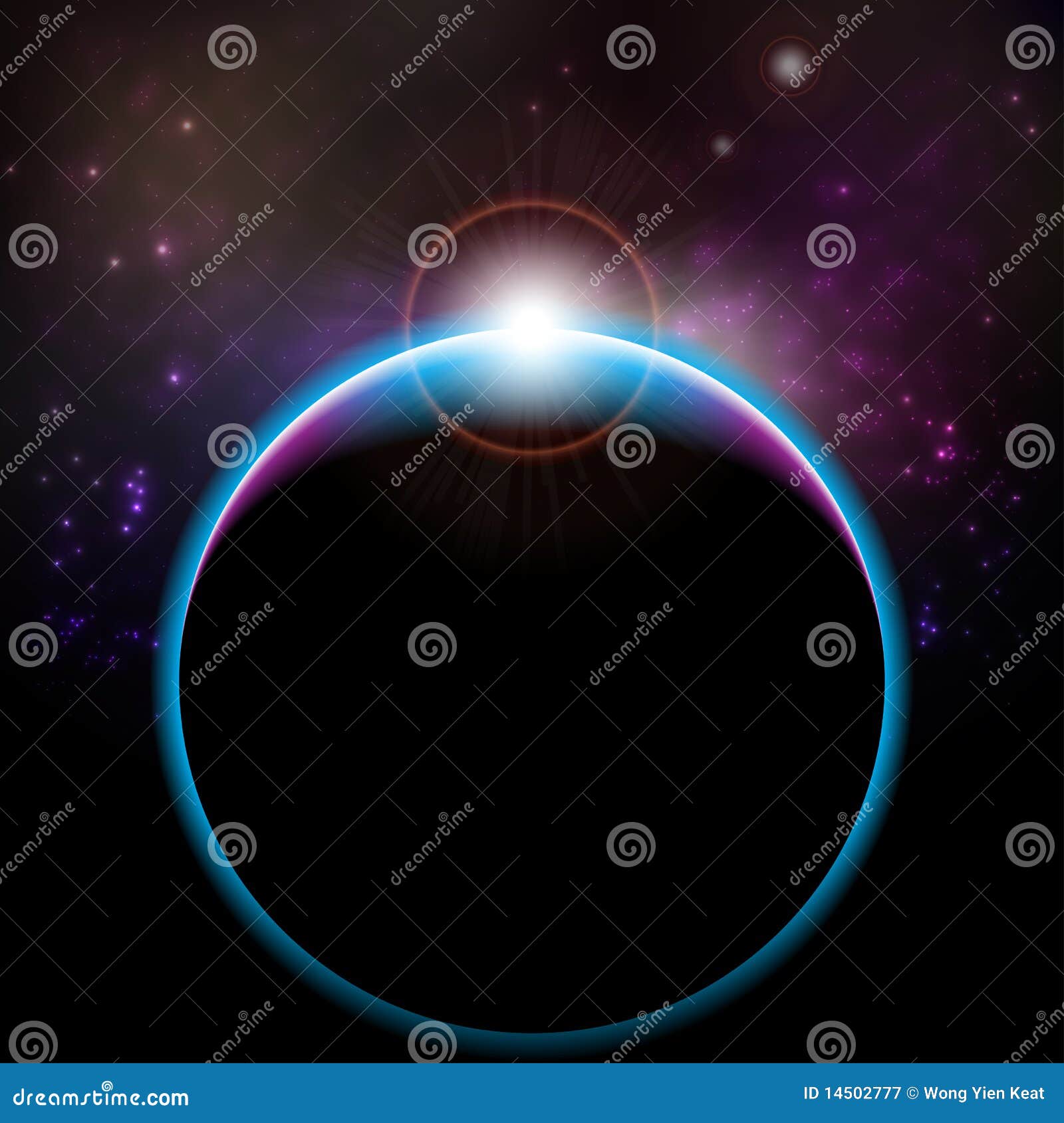 Vector Eclipse Stock Vector Illustration Of Black Cosmic 14502777