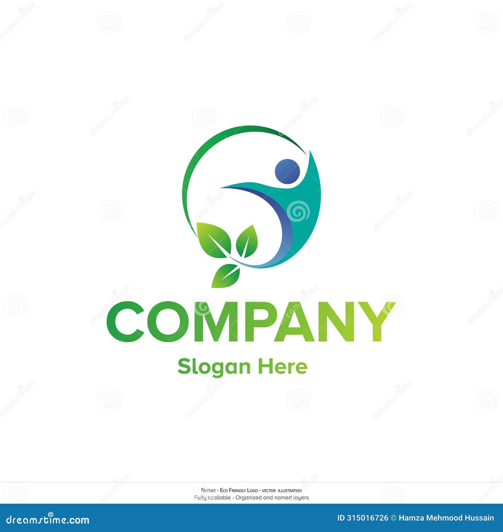 Vector Eco-Friendly Logo Design for Sustainable Branding Stock Vector ...