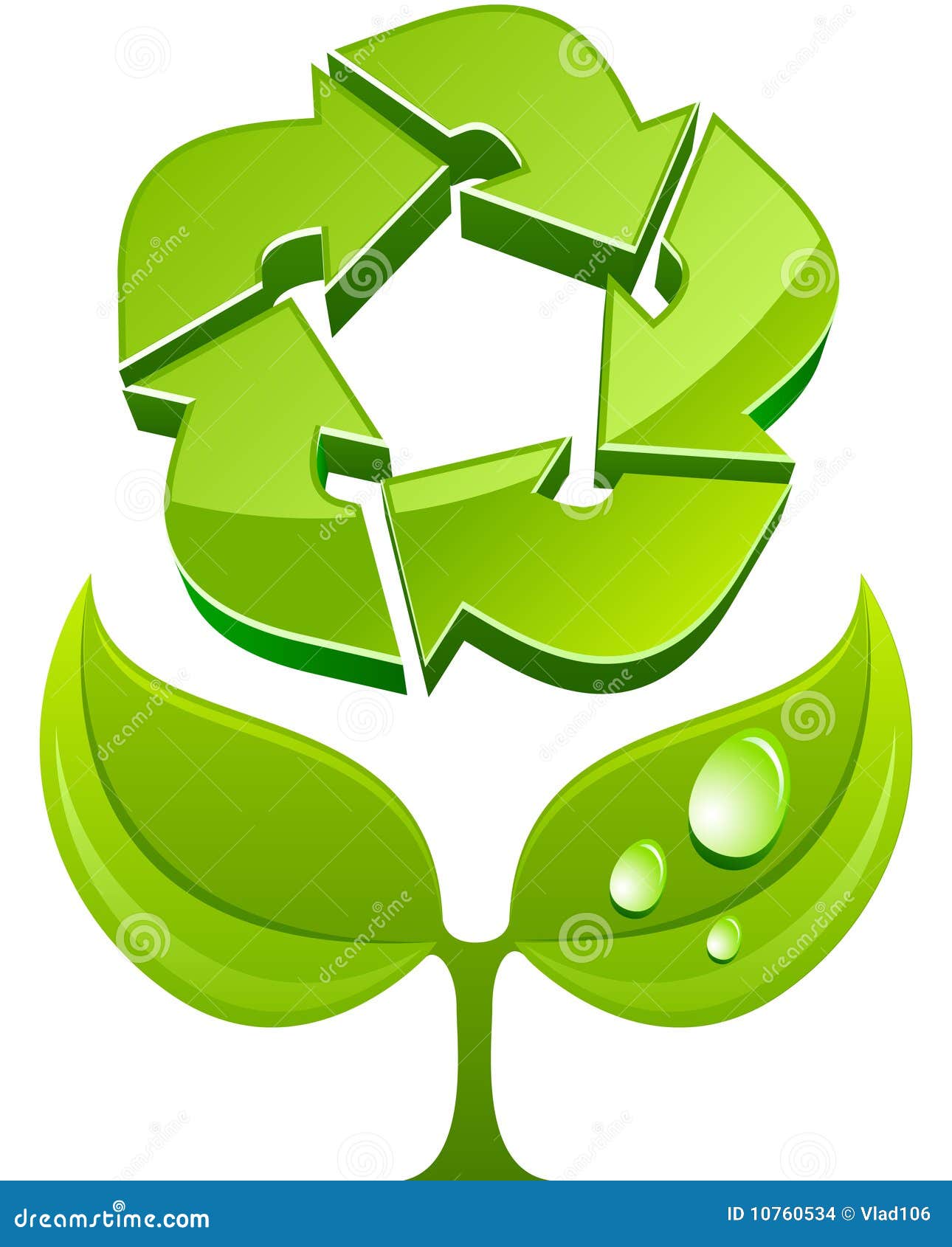 Vector eco sign stock vector. Illustration of friendly - 10760534