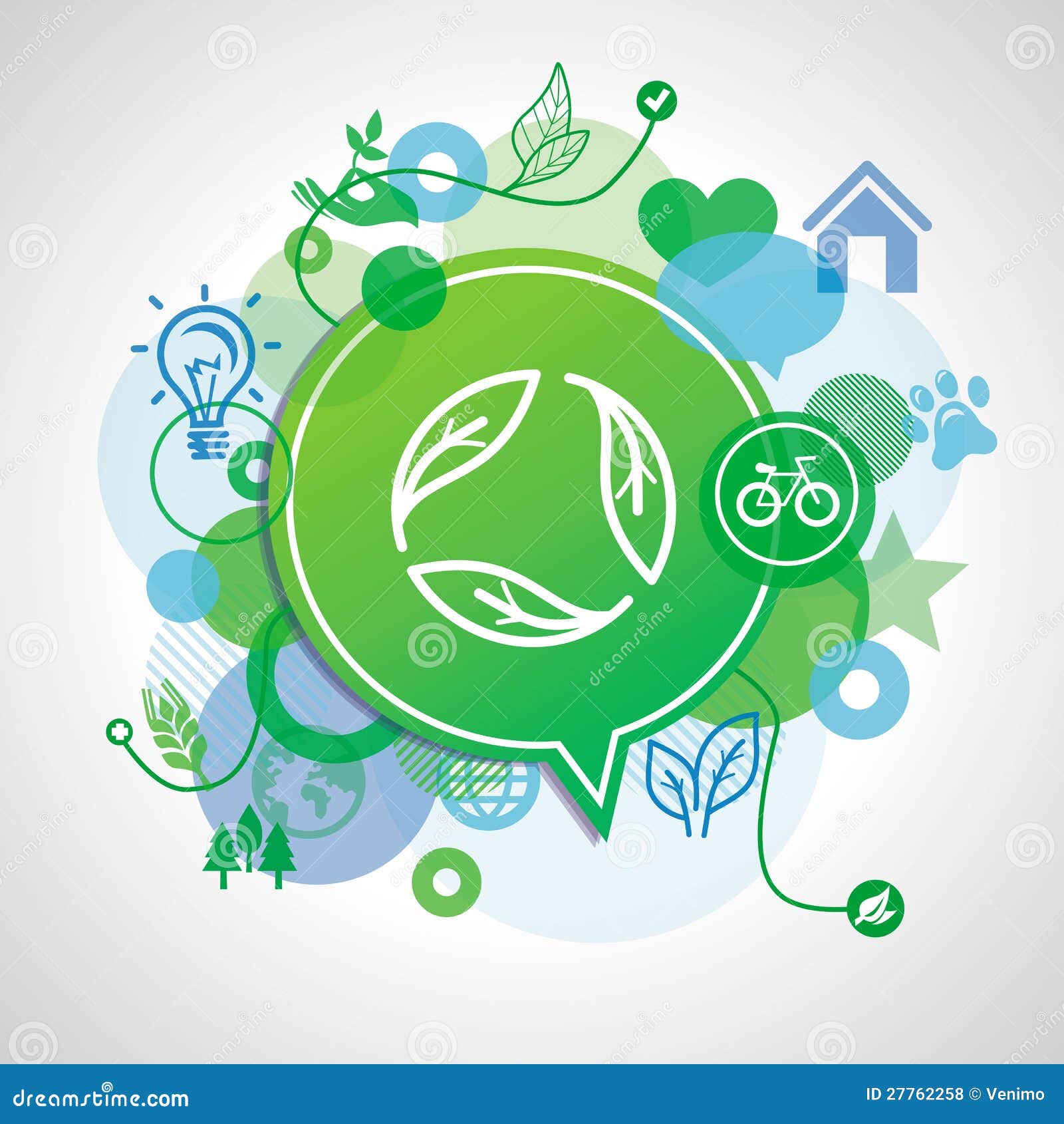 Vector ecology concept stock vector. Illustration of forest - 27762258