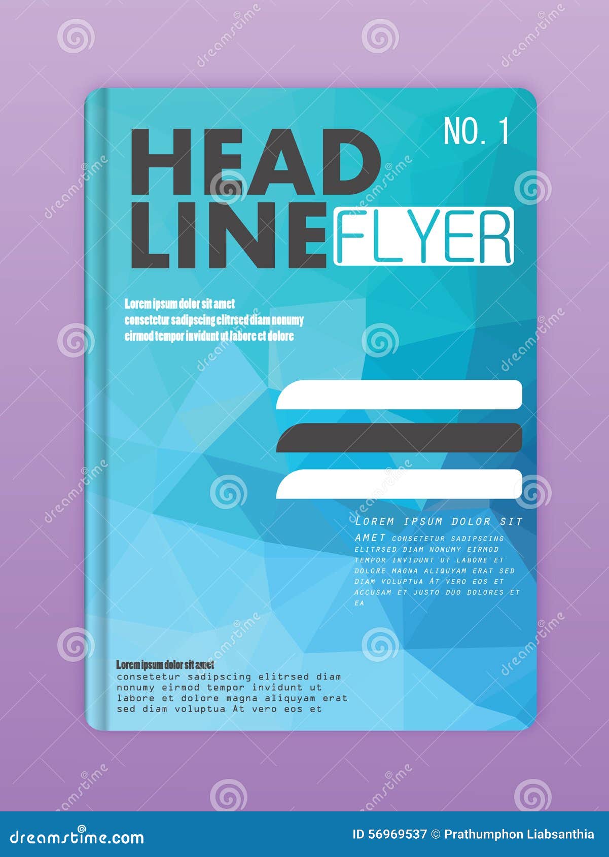 Vector Editable Presentation of Flyer/Poster Design Stock Vector ...
