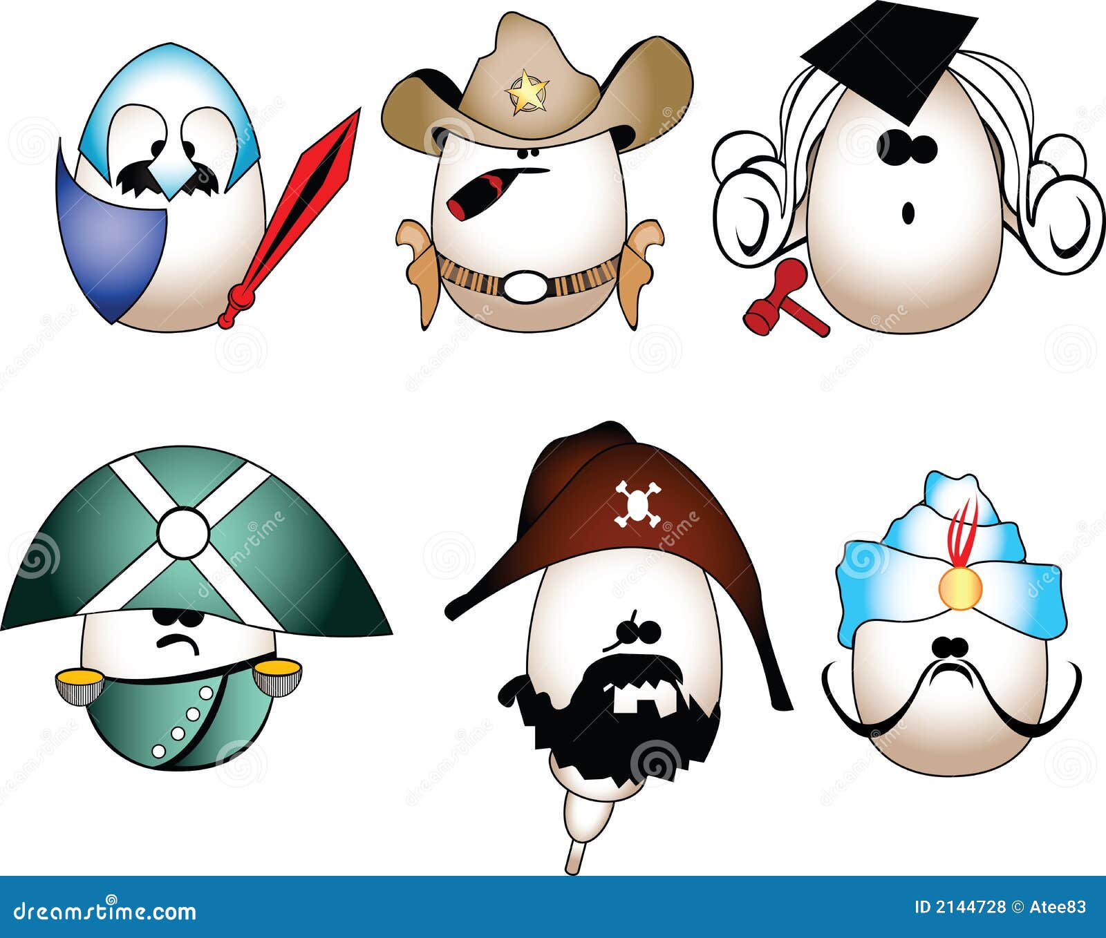 Vector Eggs Figure | CartoonDealer.com #2144728