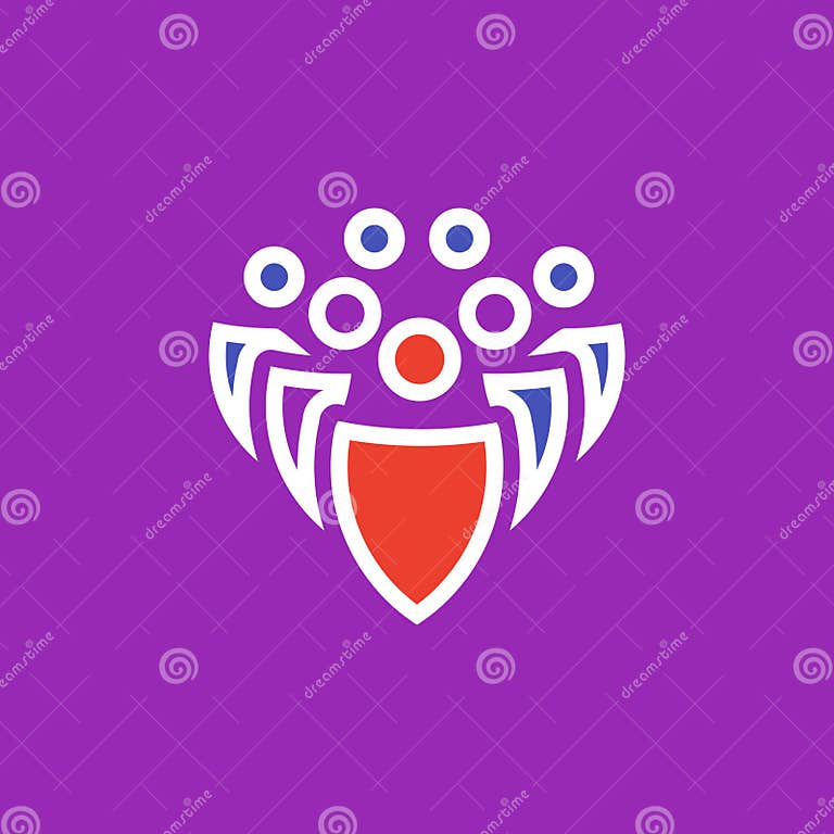 Vector El Icono O El Ejemplo Que Muestra Al Grupo De Personas En Estilo ... Vector El Icono O El Ejemplo Que Muestra Al Grupo De Personas En Estilo ...