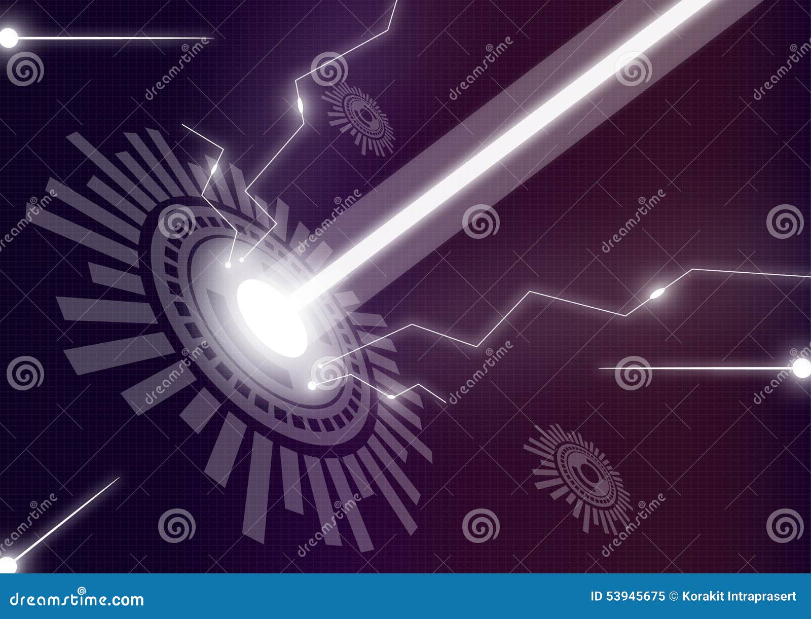 Vector Electric Energy Power Stock Vector - Illustration of background ...