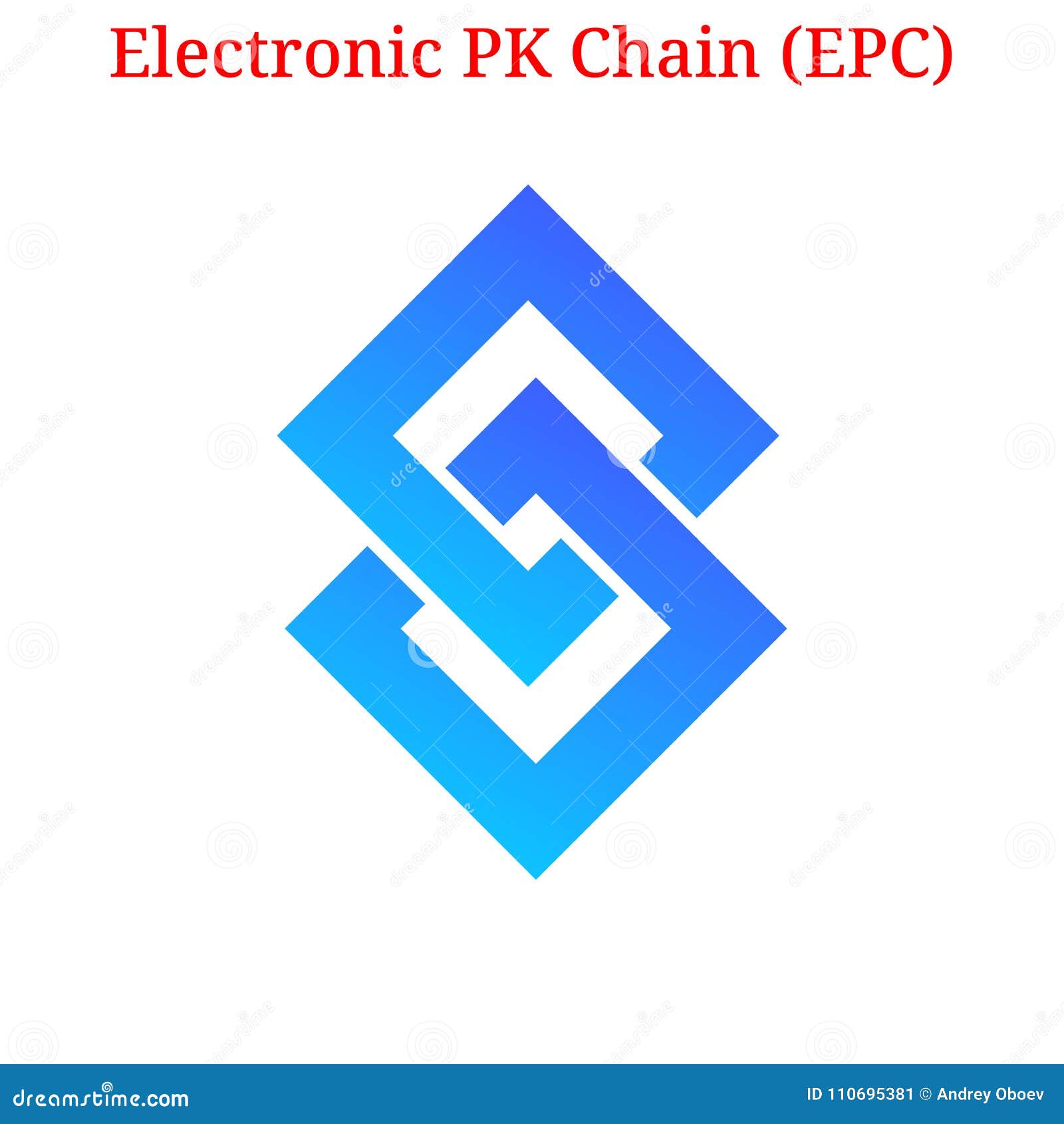 Vector Electronic PK Chain EPC Logo Stock Vector - Illustration of ...
