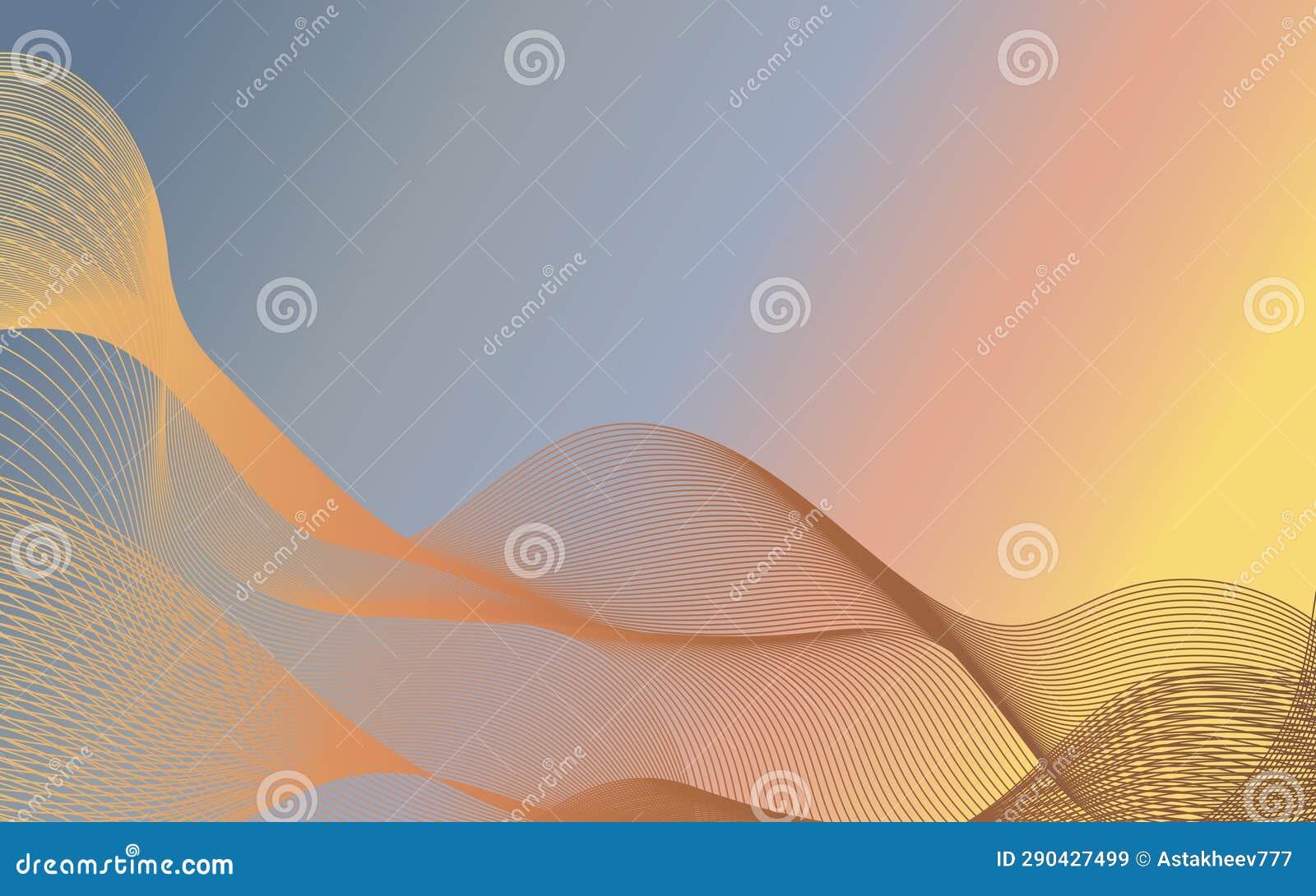 Vector Elegant Abstract Background with Light Waves. Modern Design ...