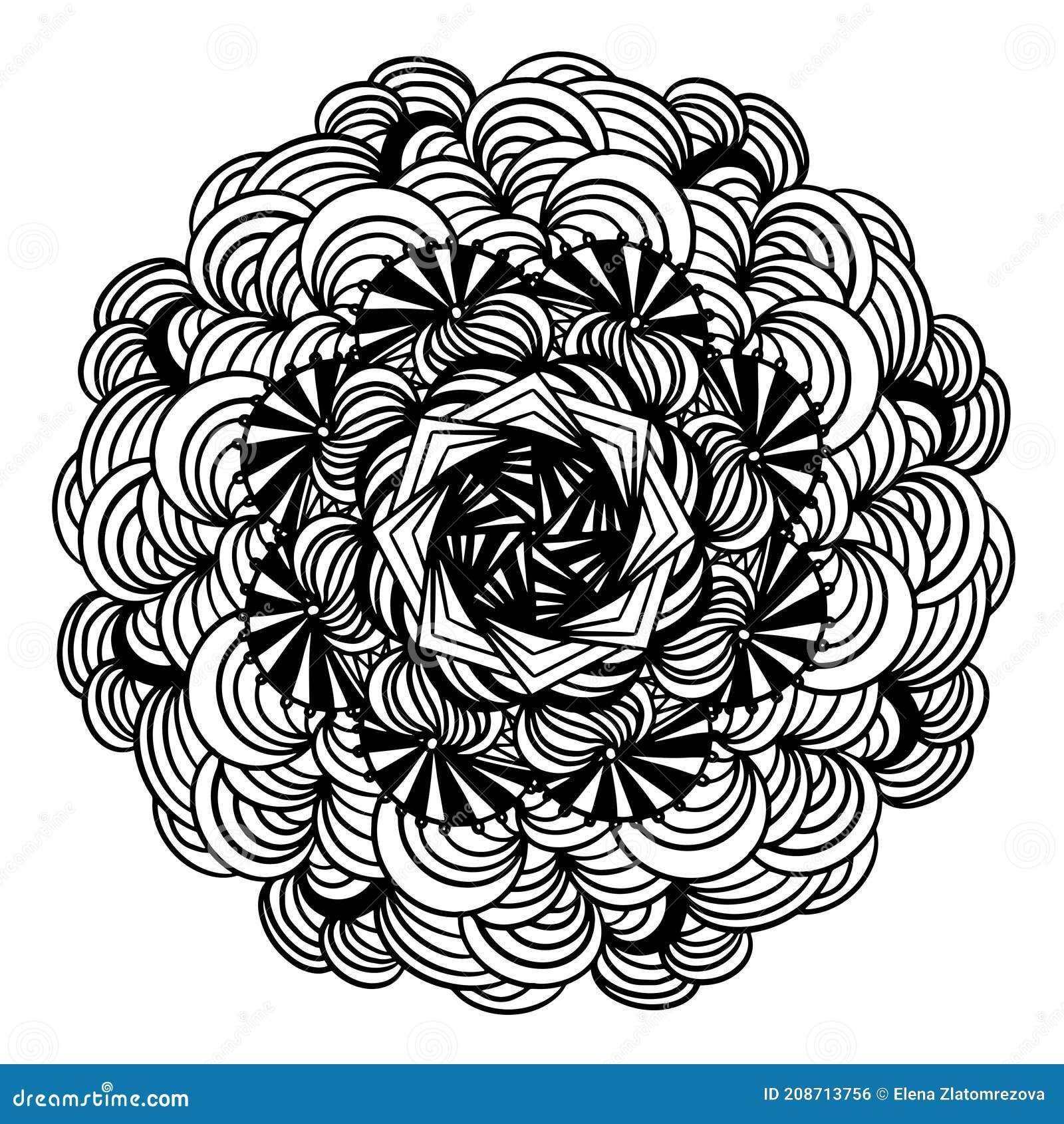 Vector Element, Arabesque for Design Template. Luxurious Ornament in ...