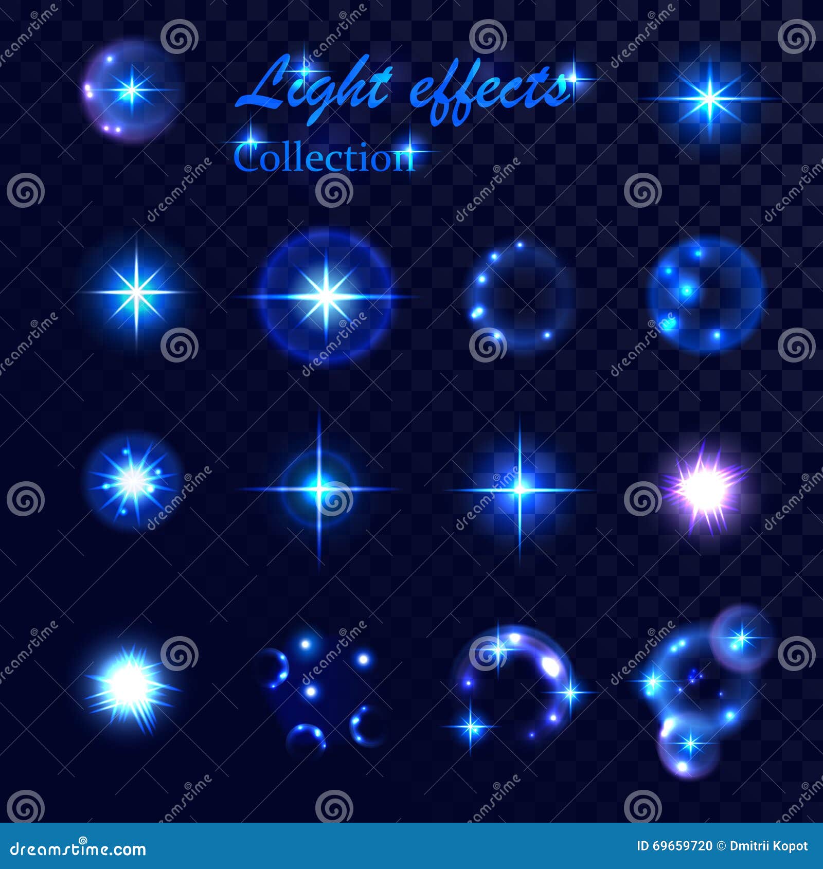 Vector element light stock vector. Illustration of abstract - 69659720