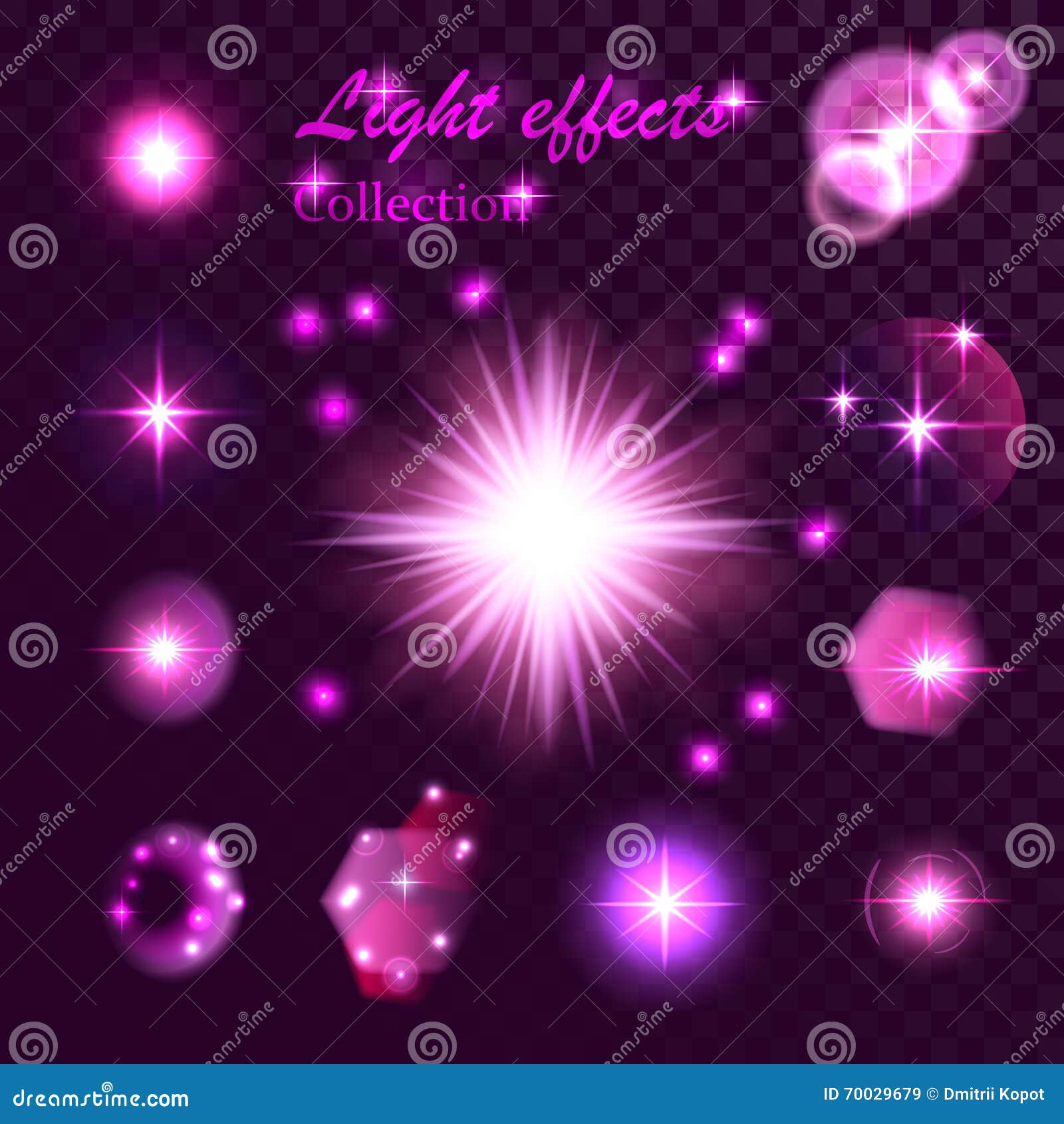 Vector element light stock vector. Illustration of effect - 70029679