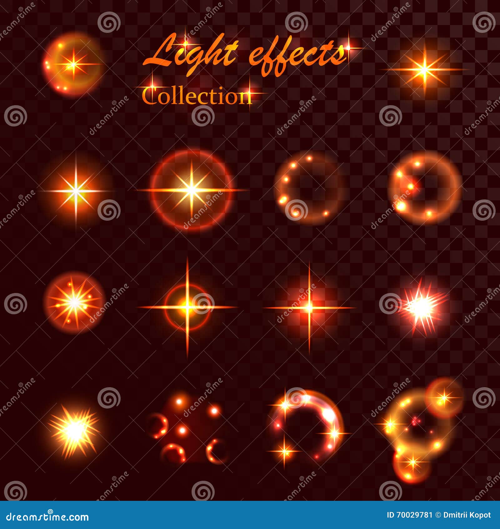 Vector element light stock vector. Illustration of collection - 70029781
