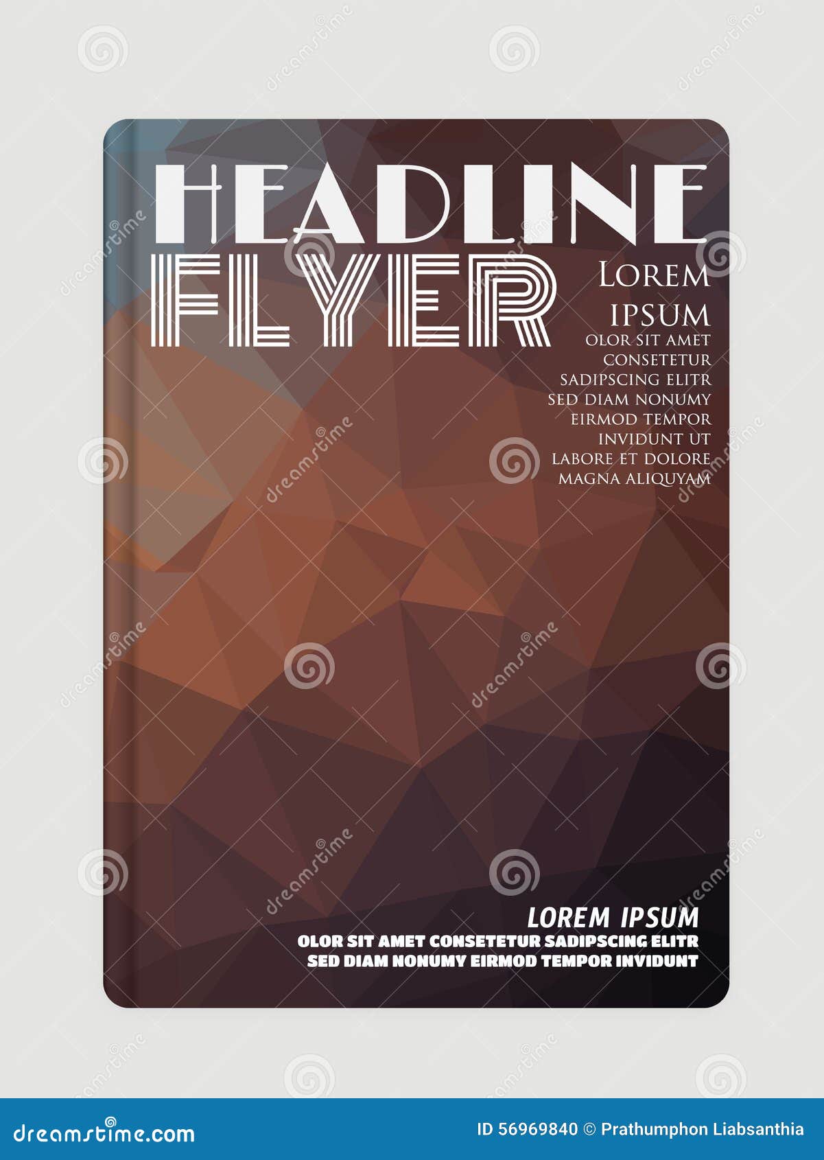 Vector Elements Business Concept Flyer, Brochure Stock Vector ...