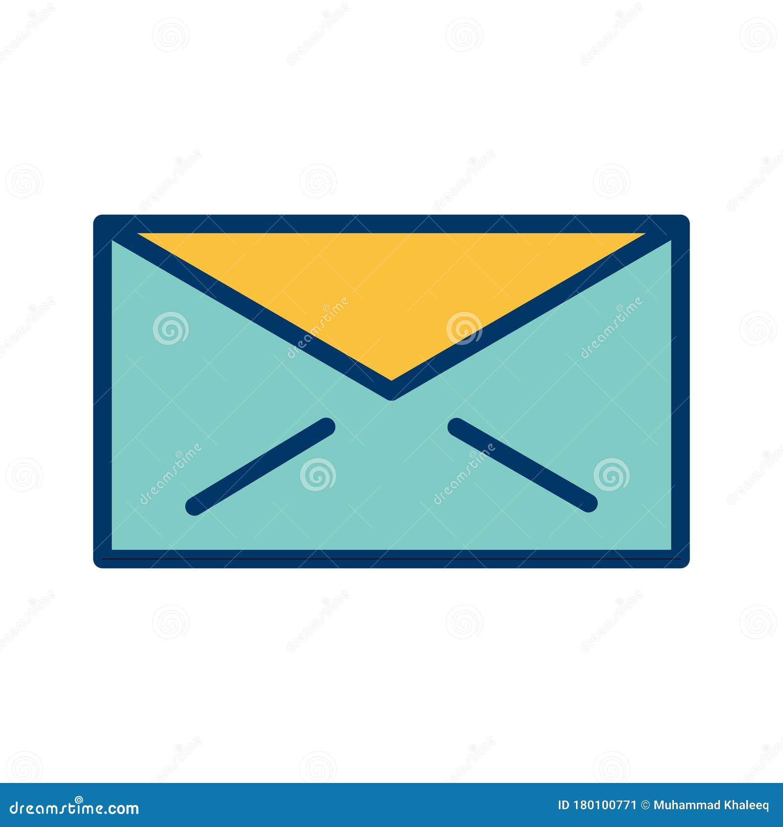 Vector Email Icon for Personal and Commercial Use. Stock Illustration ...