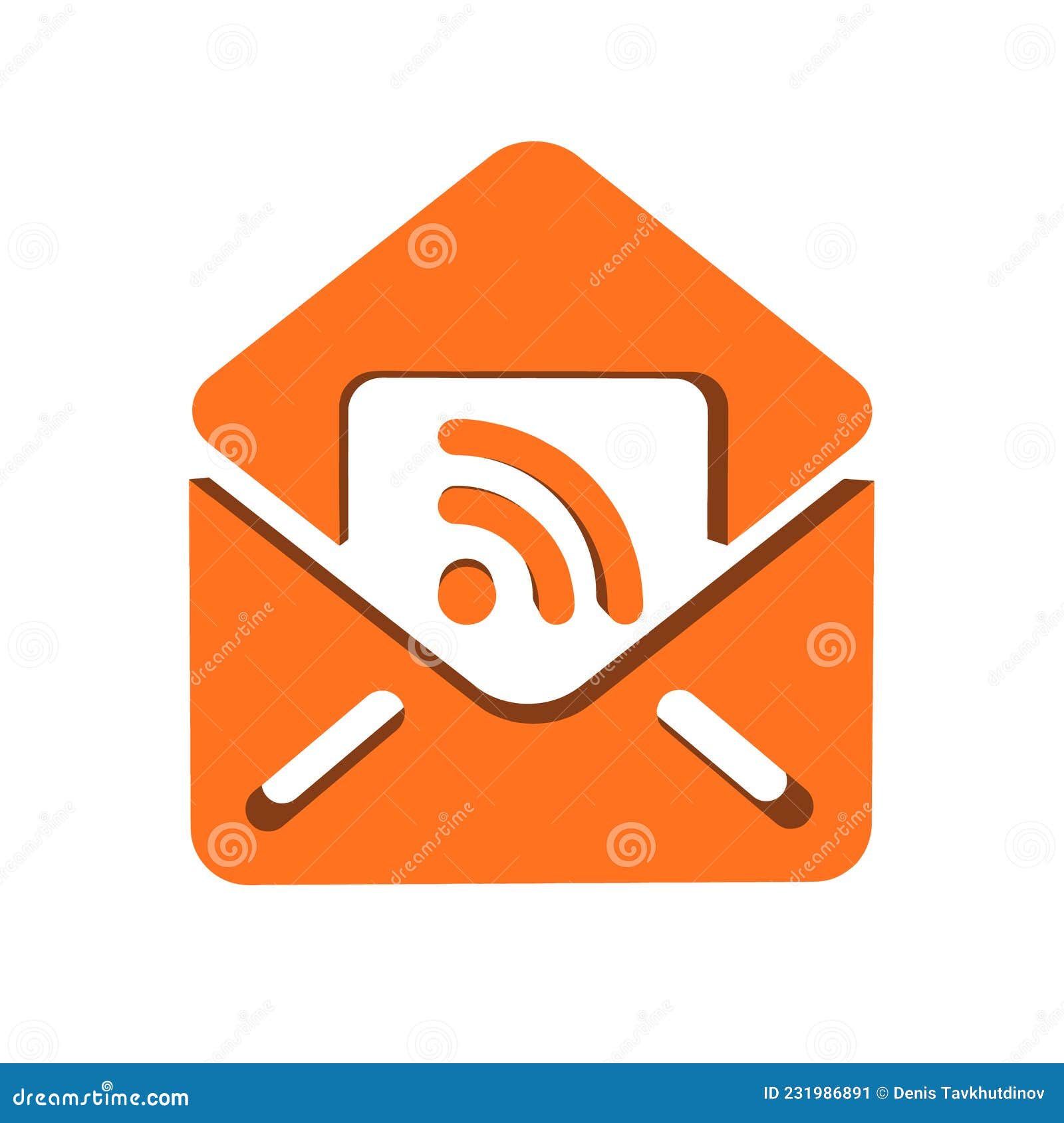 Vector Email. Open Letter Icon. Image Vector Letter. Stock Illustration ...