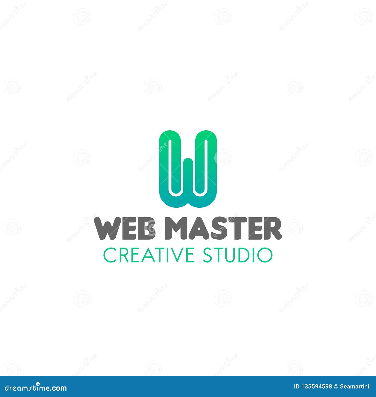 Vector Emblem for Web Studio Stock Vector - Illustration of code, media ...
