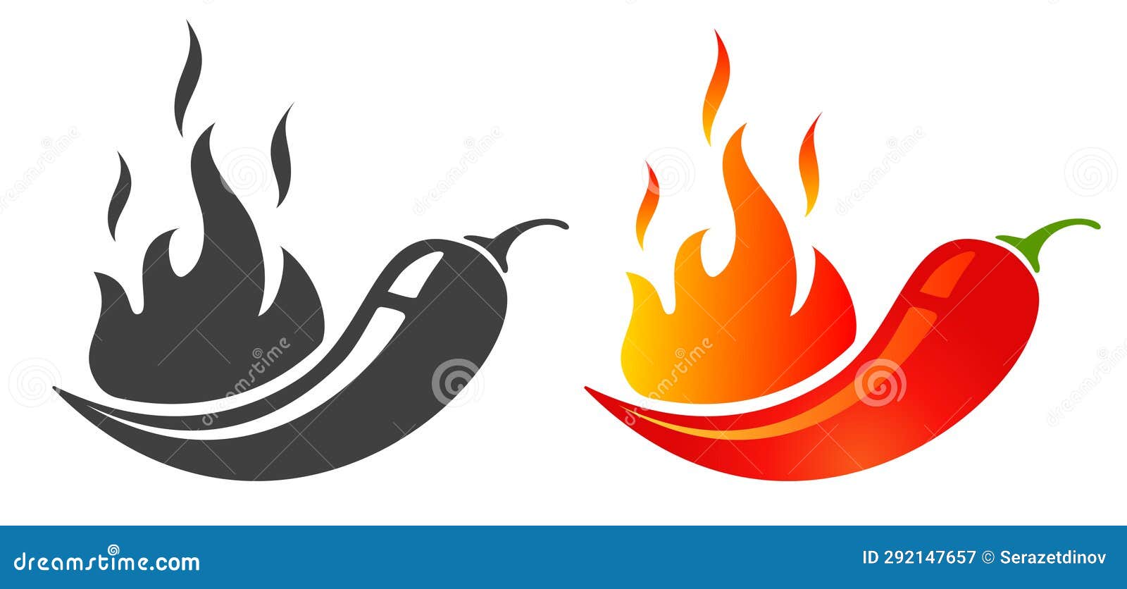 Vector Emblems Jalapeno or Chilli Peppers Stock Illustration ...