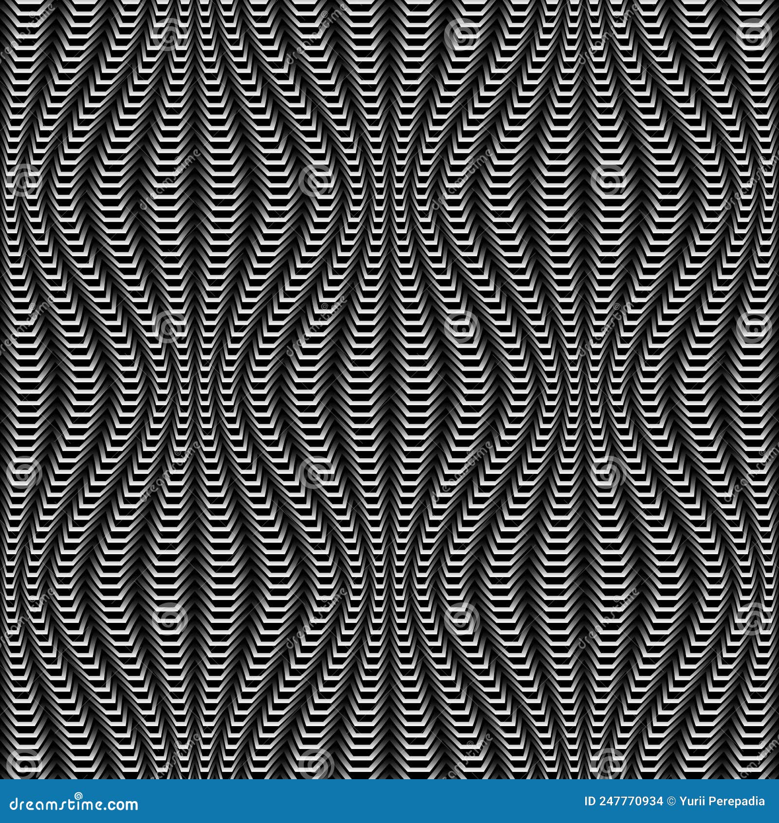 Vector Embossed Repeatable Pattern of Sinuous Scaly Stripes. Optical ...