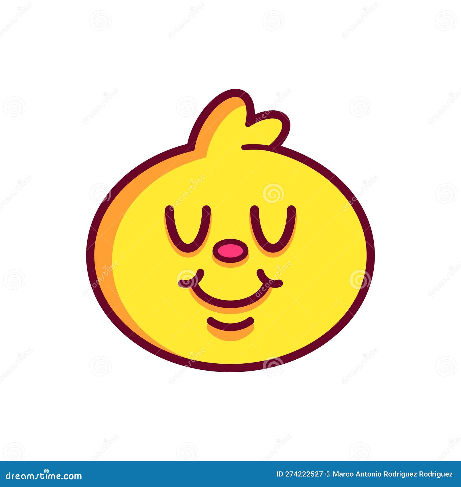 Relieved Smiley Face