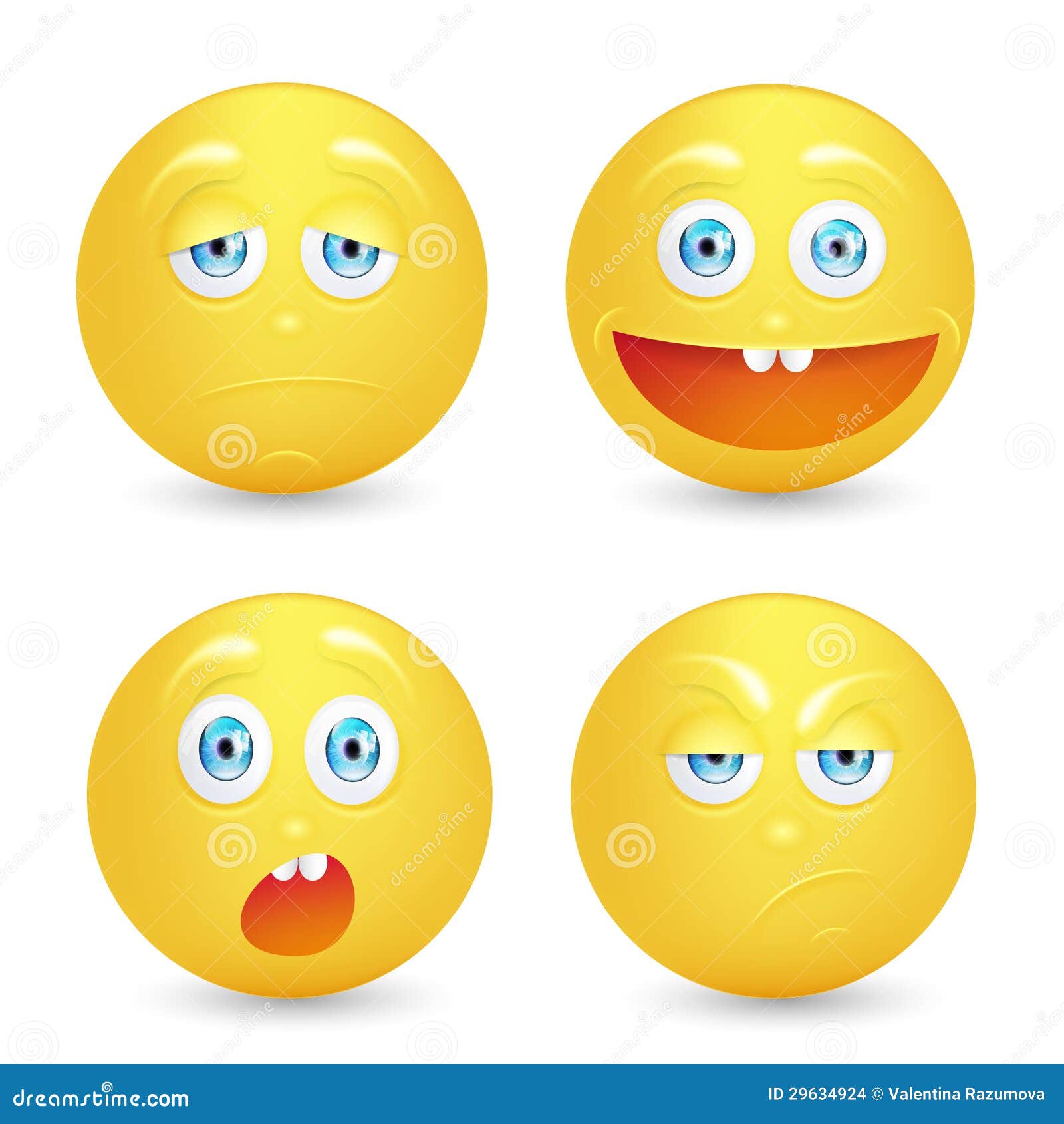 Vector emoticons. stock vector. Illustration of head - 29634924