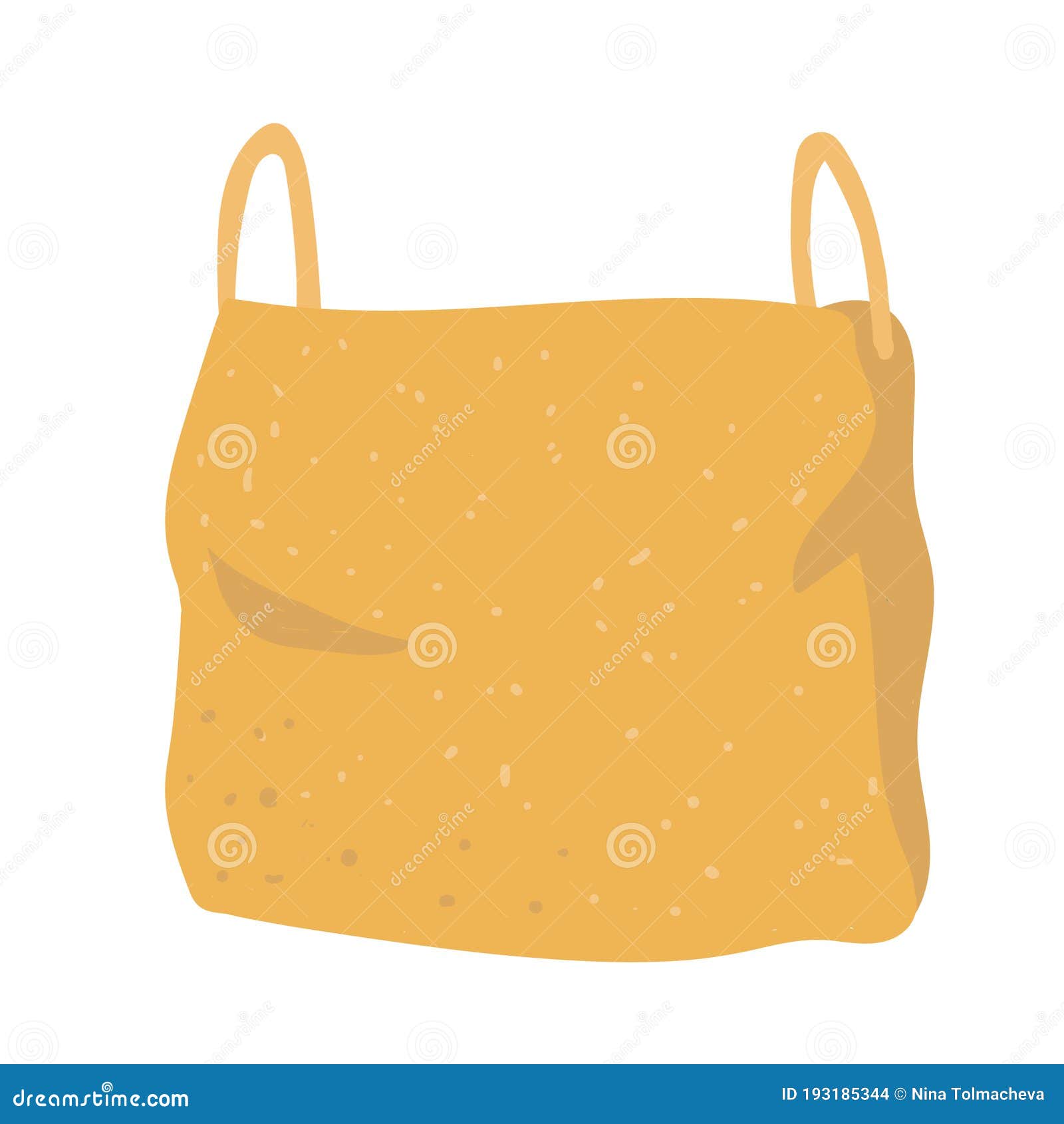 Vector Empty Paper Bag, Craft Pack for Products Stock Vector ...