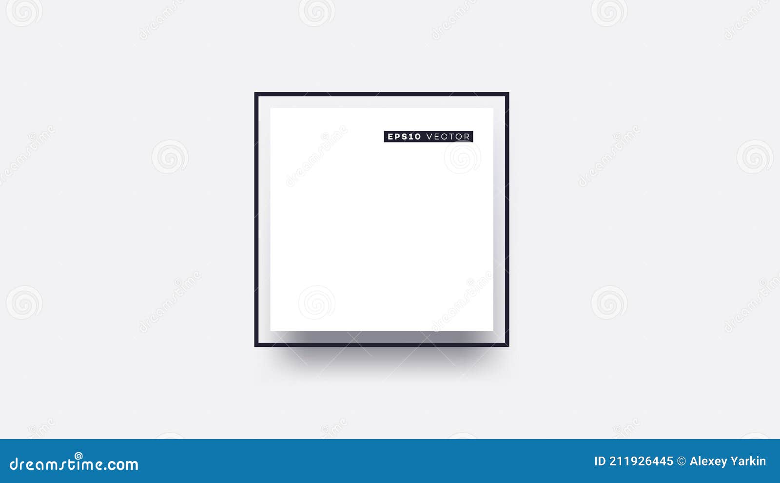 Vector Empty Paper Sheet. Template for Advertising Message Stock Vector ...