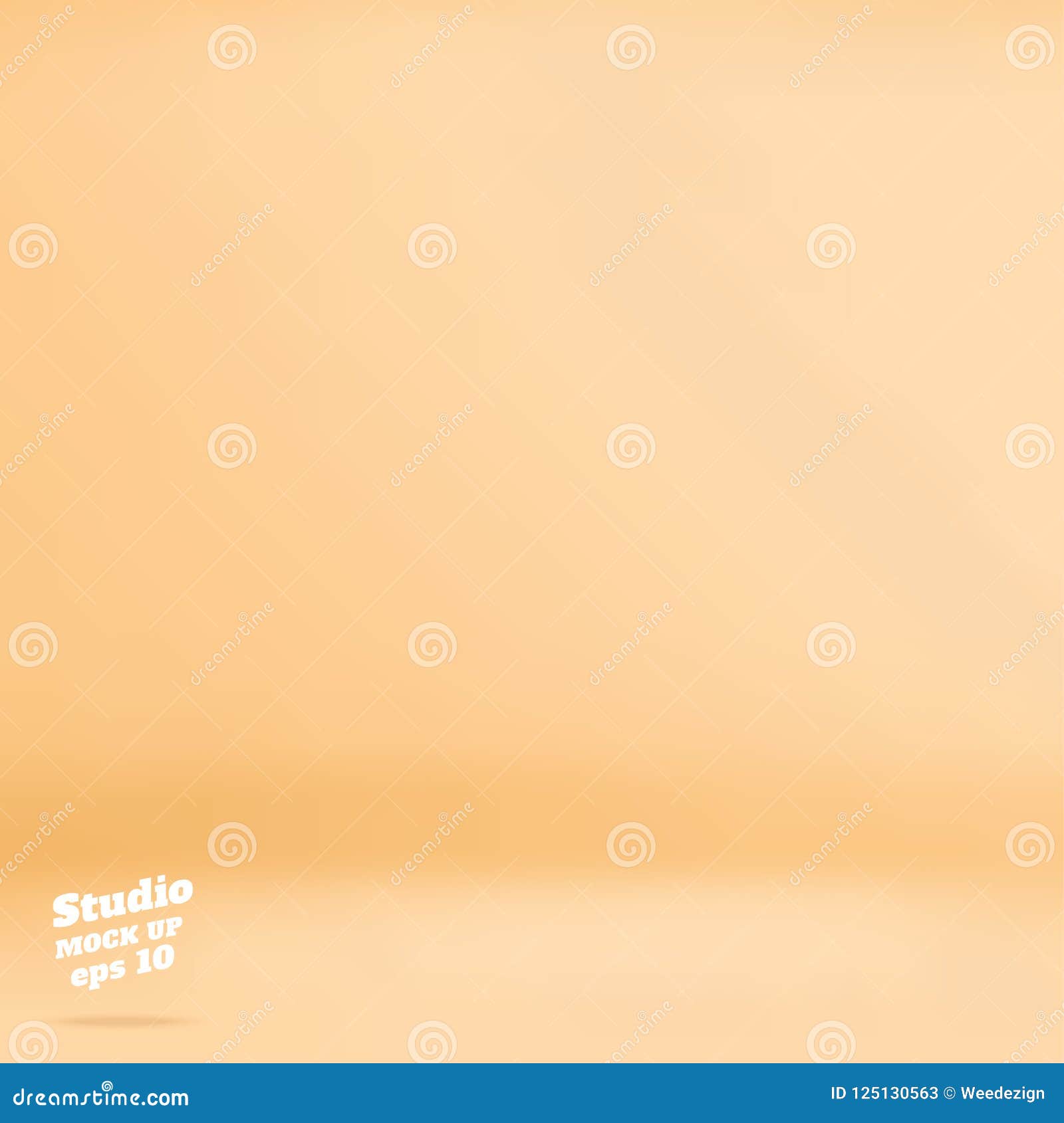 Vector Empty Pastel Peach Color Studio Room Background ,Template Mock ...
