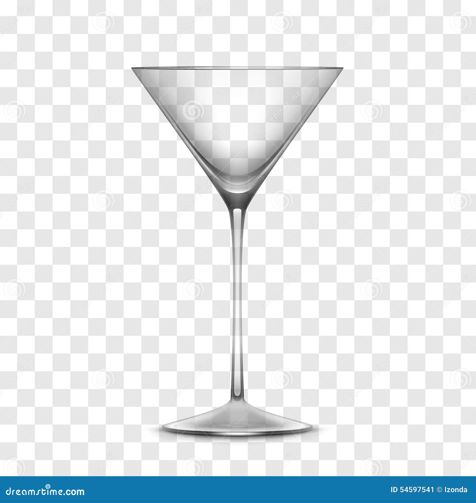 Vector Empty Realistic Glass Stock Vector - Illustration of clean ...