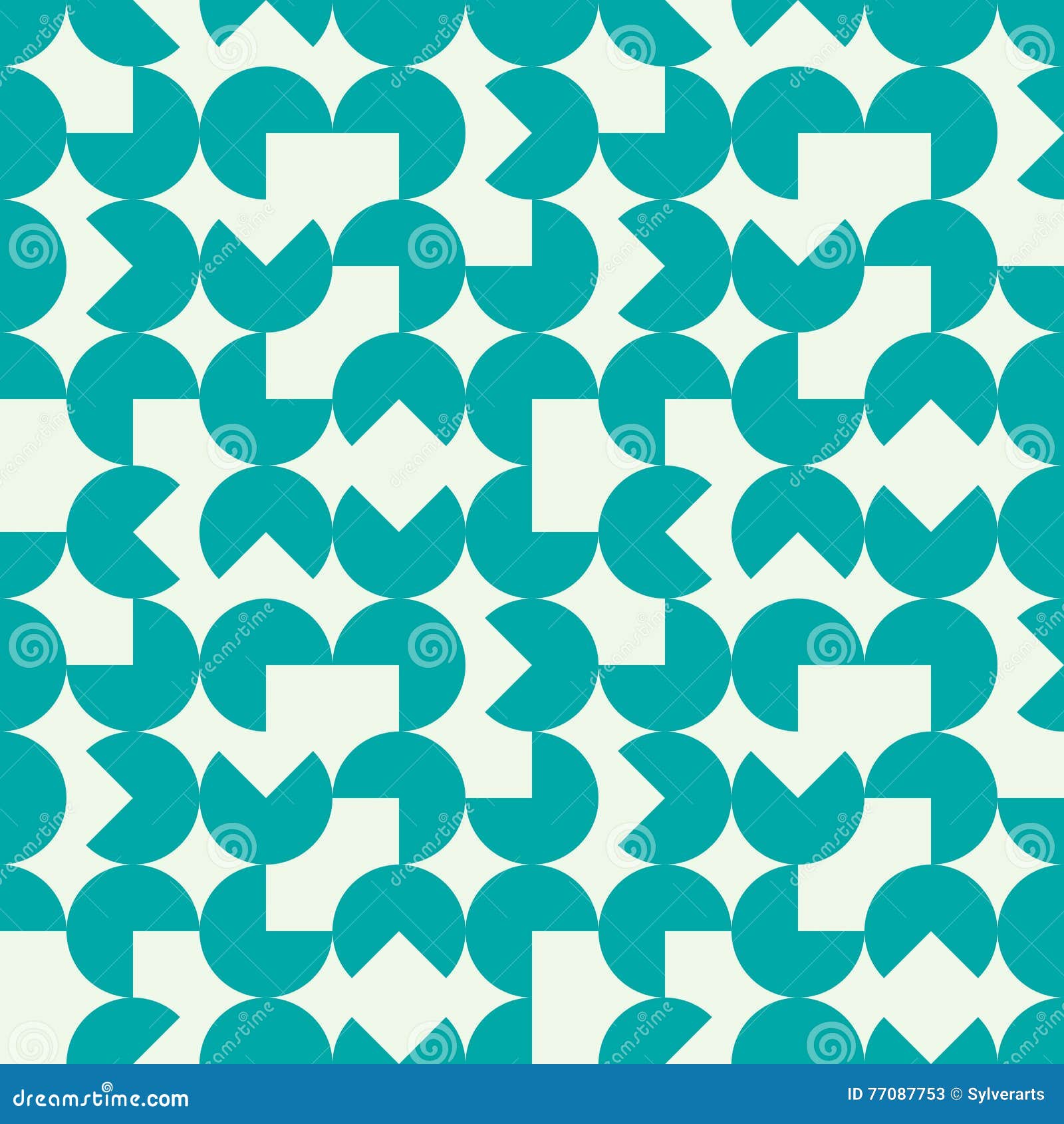 Vector Endless Pattern Composed with Geometric Shapes. Graphic T Stock ...