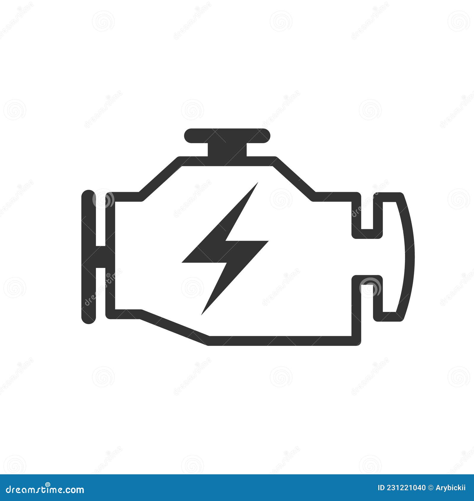 Vector Jet Engine Front View Isolated On White Royalty-Free Stock ...