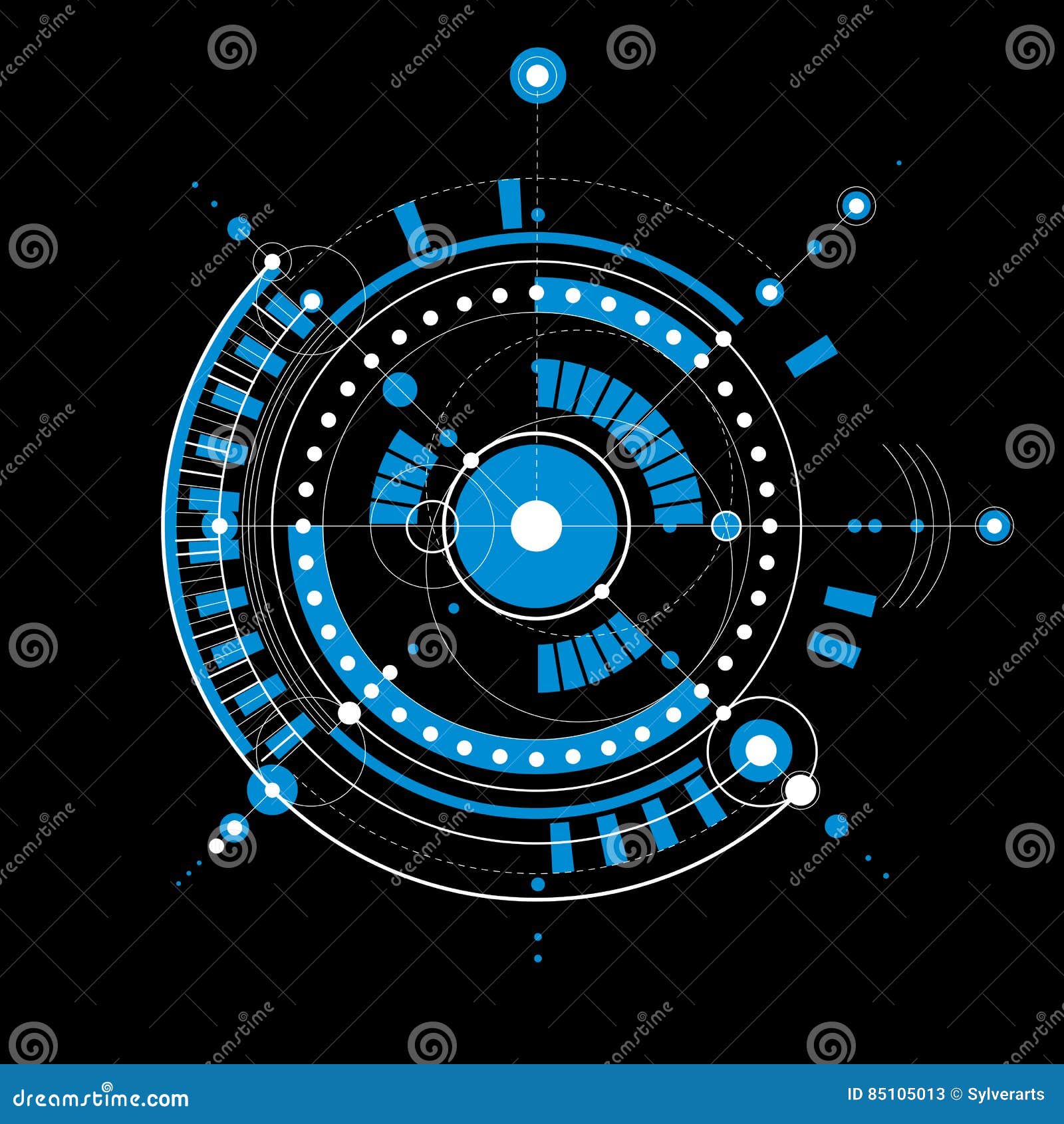 Hud Futuristic .Technical Drawing.Electronic Interface Of The Future ...