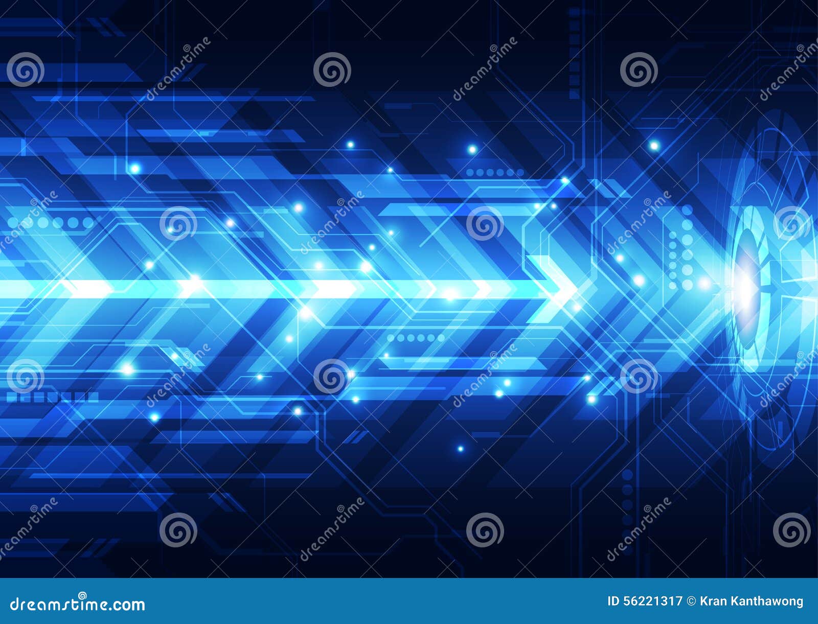 Vector Engineering Technology System, Abstract Background Stock Vector ...