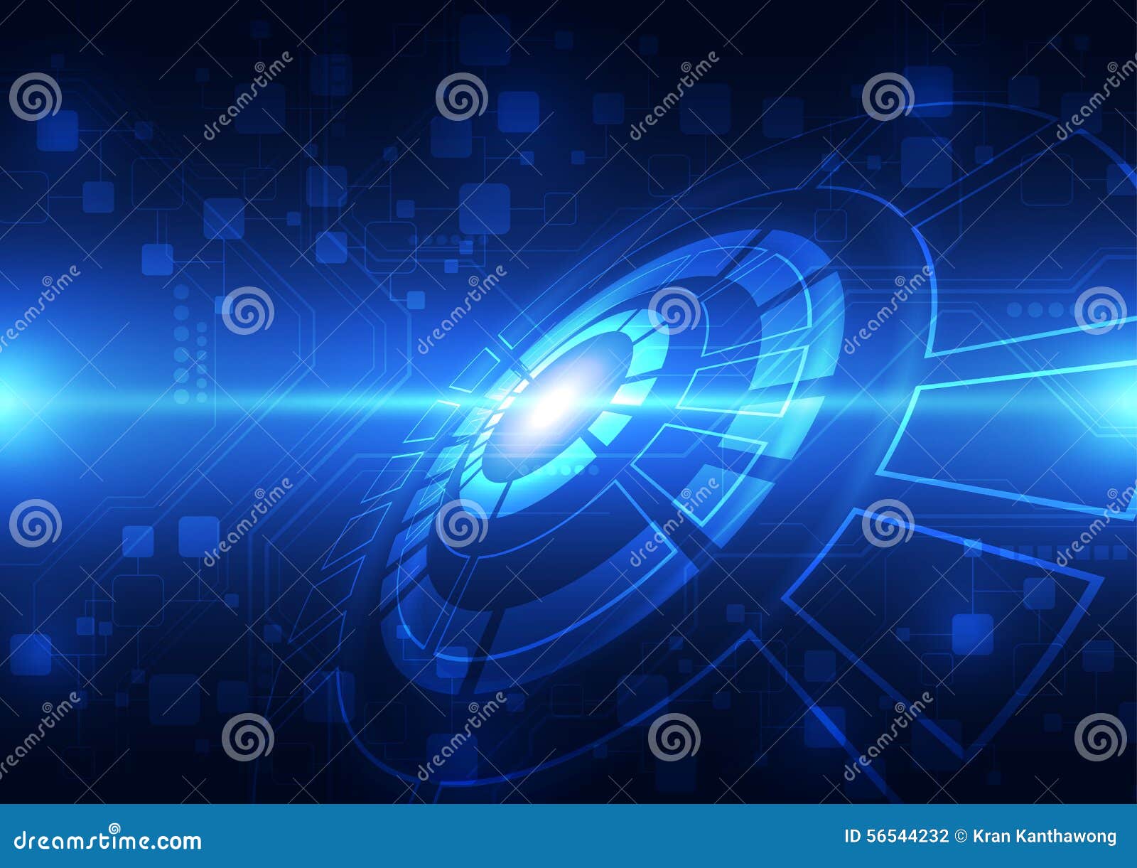 Vector Engineering Technology System, Abstract Background Stock Vector ...