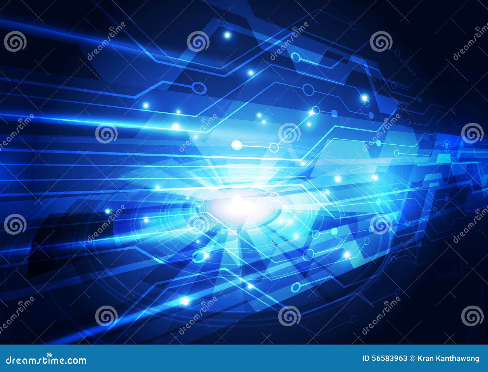 Vector Engineering Technology System, Abstract Background Stock Vector ...