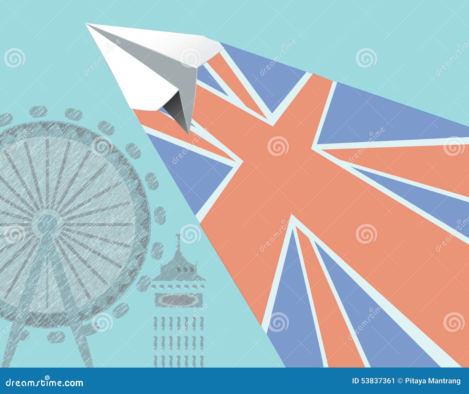 England Travel Bus. Cartoon Vector | CartoonDealer.com #54802393