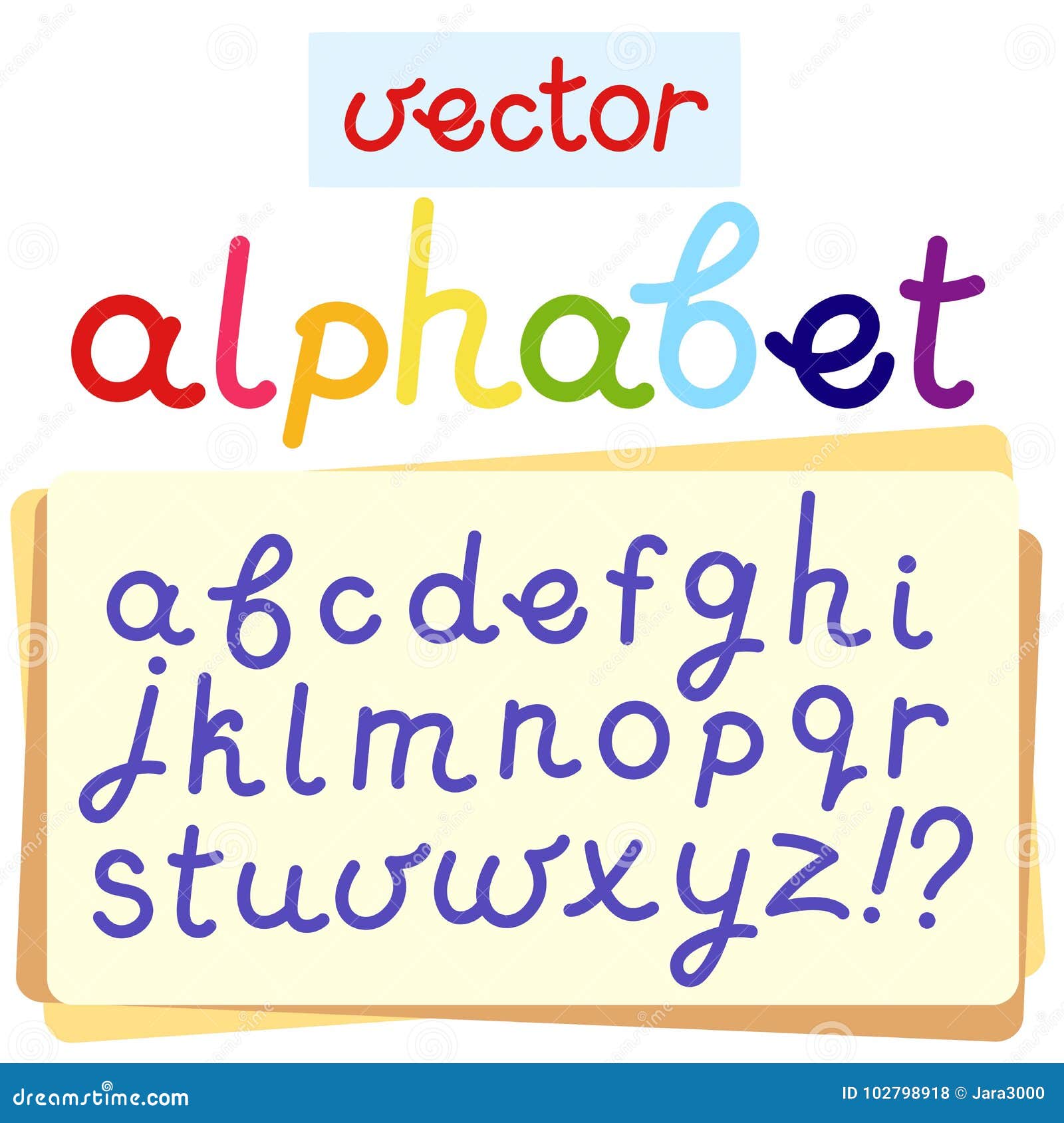 Vector English alphabet stock vector. Illustration of symbol - 102798918