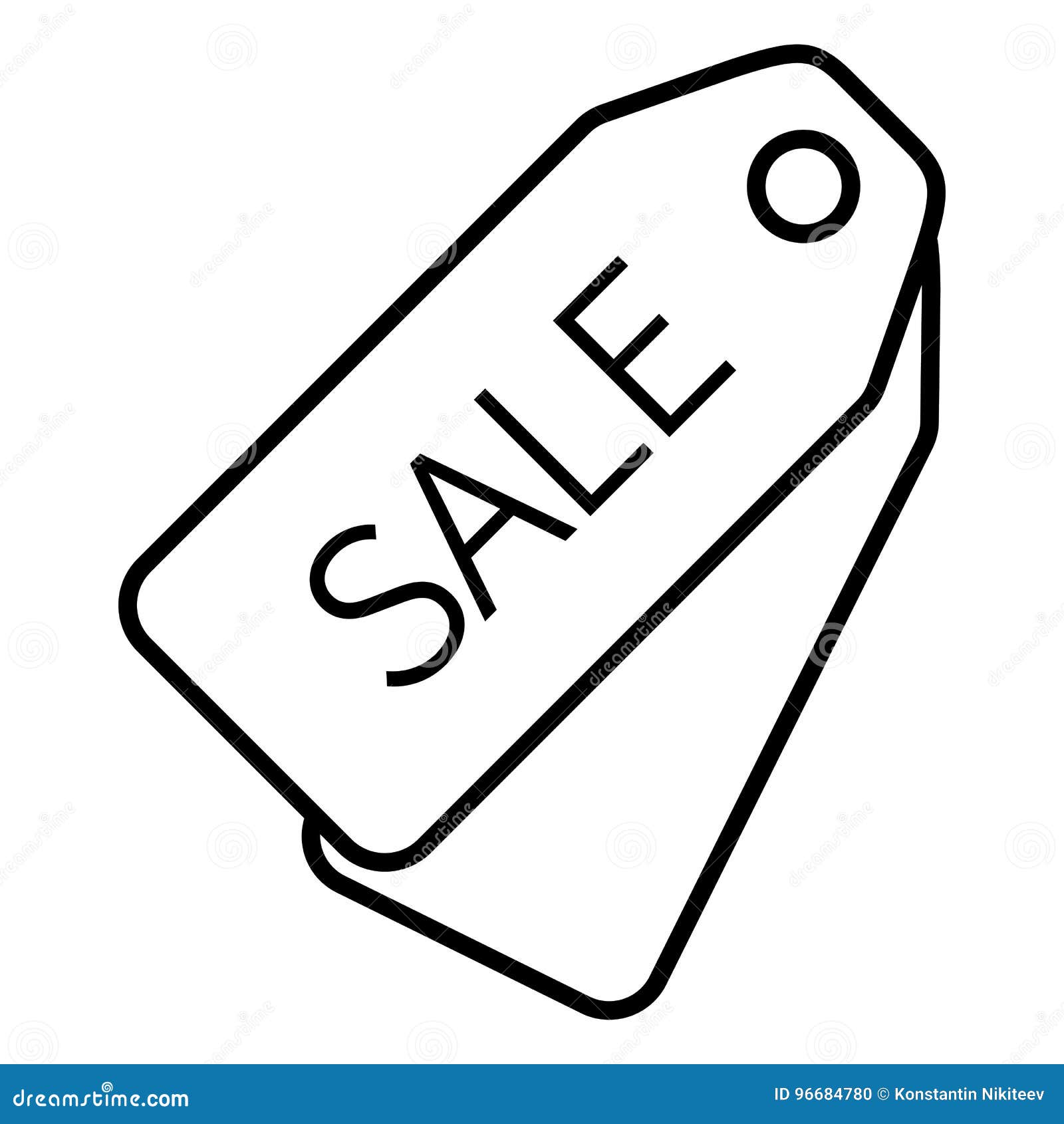 Vector Enig Pictogram - Prijskaartje Vector Illustratie - Illustration ...