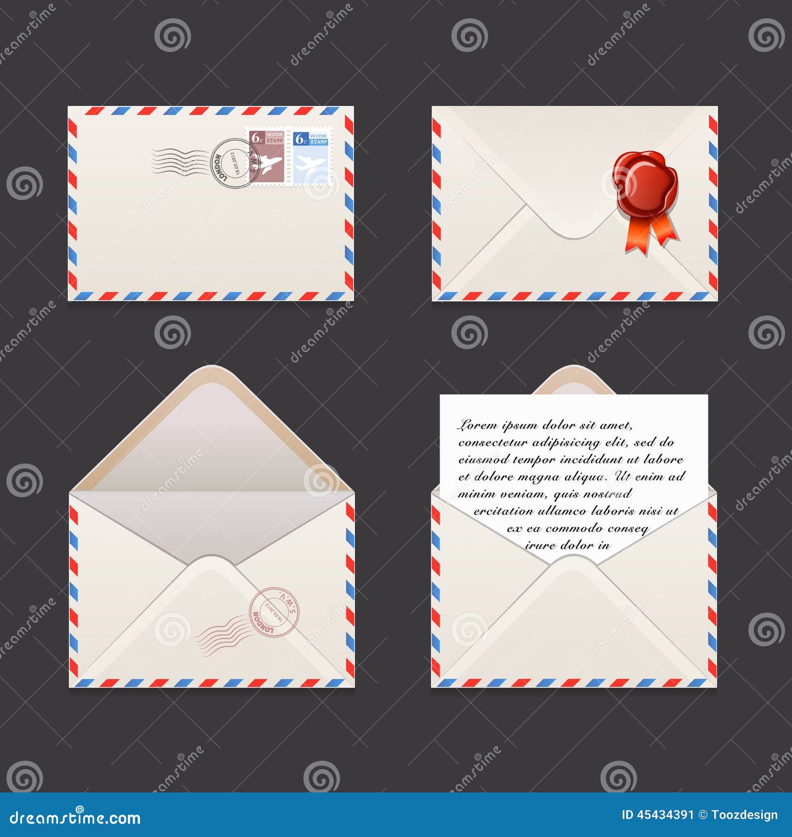 Unsealed Envelope Royalty-Free Stock Image | CartoonDealer.com #27625930