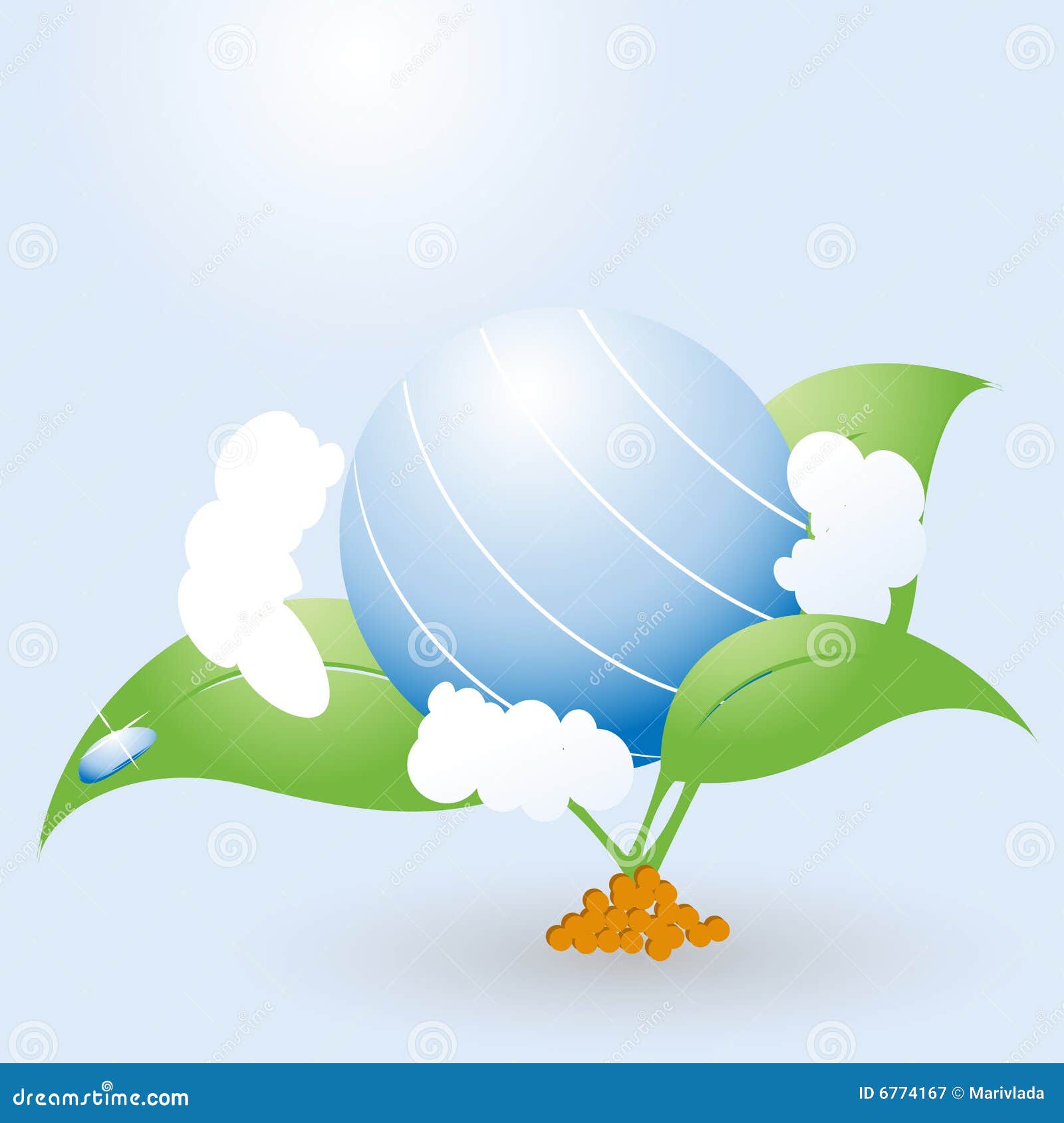 Vector Environmental Concept Stock Vector - Illustration of abstract ...