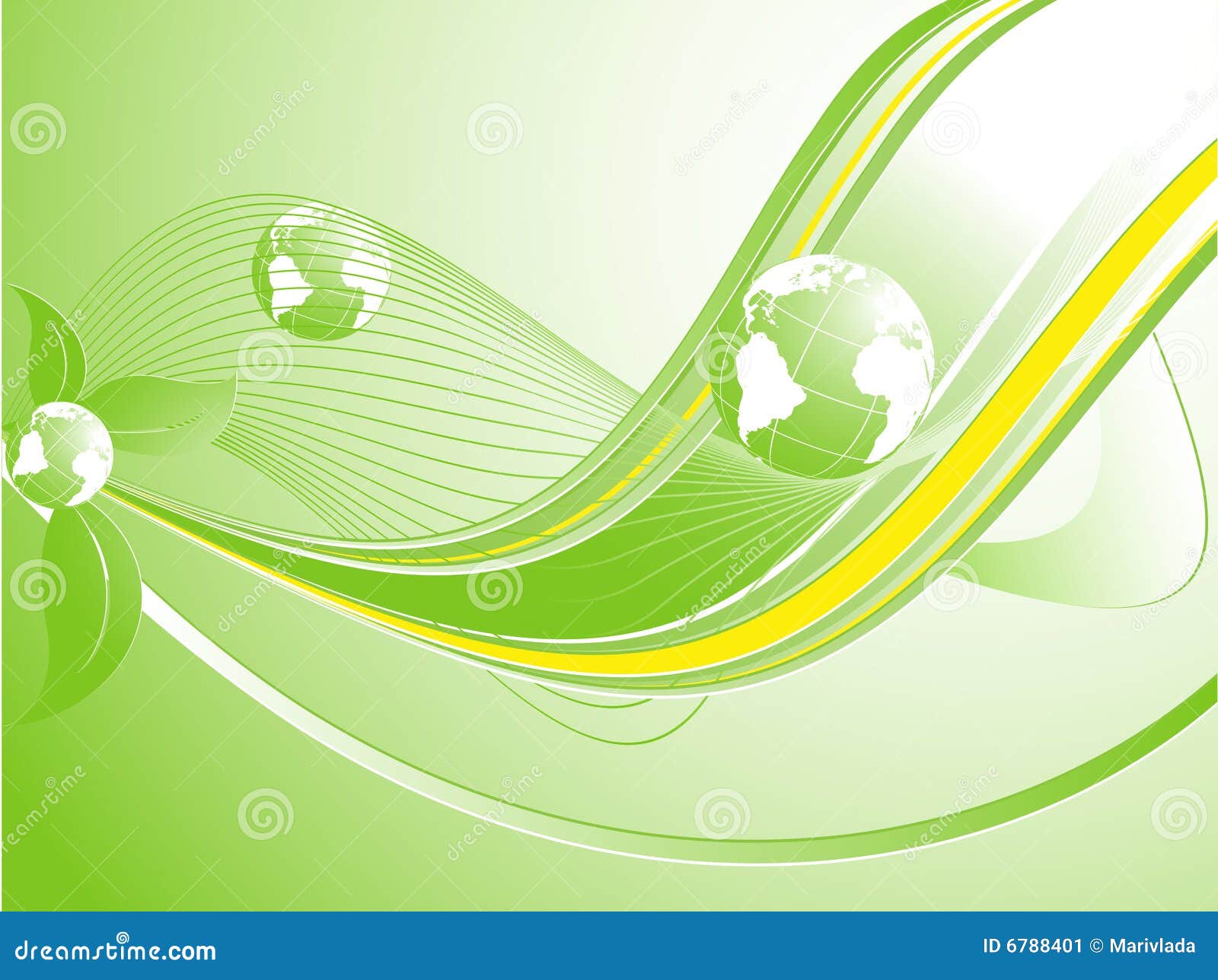 Vector Environmental Concept Background Stock Vector - Illustration of ...