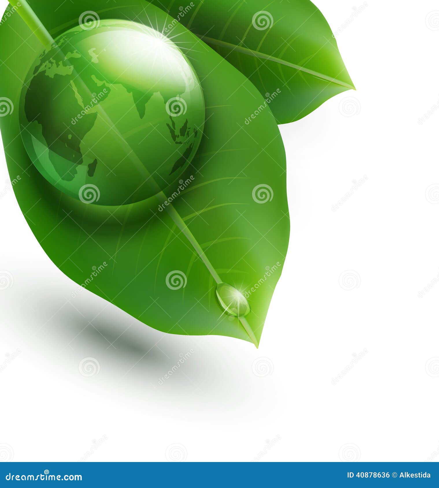 Vector Environmental Background With Globe | CartoonDealer.com #19356724